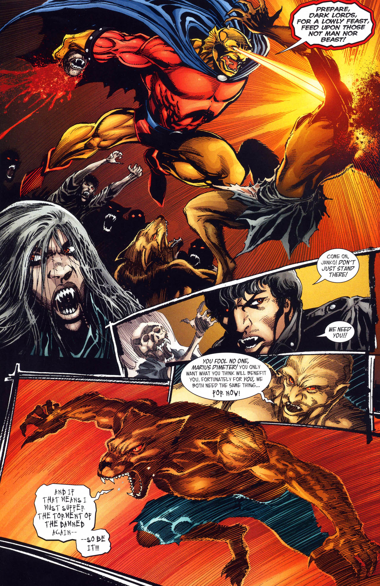 Read online Superman and Batman vs. Vampires and Werewolves comic ...