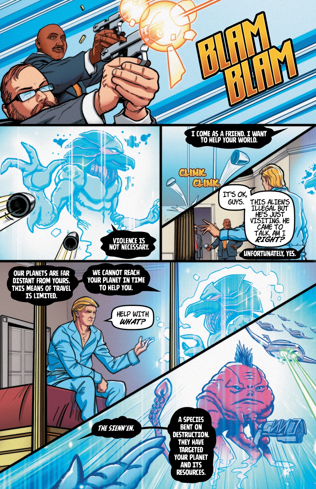 Read online Trump's Space Force comic - Issue # Full