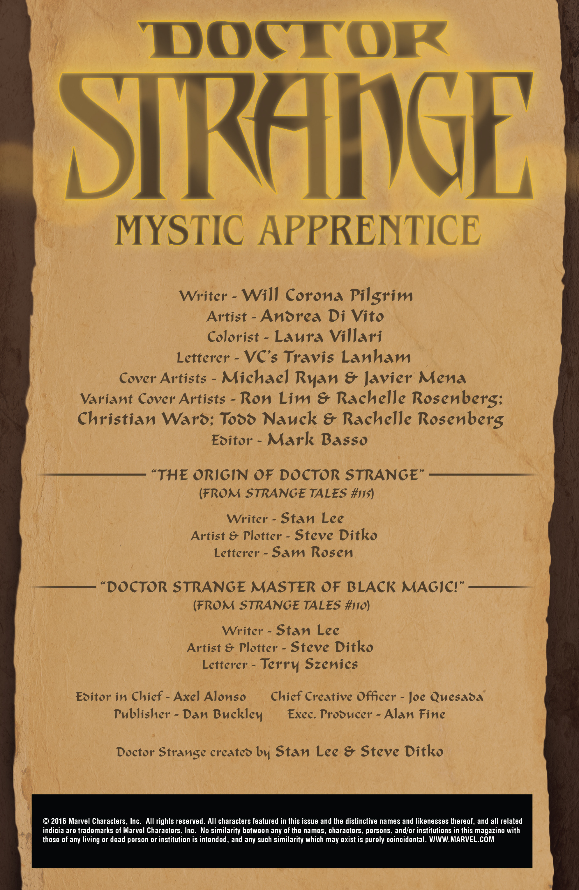 Read online Doctor Strange: Mystic Apprentice comic - Issue #1