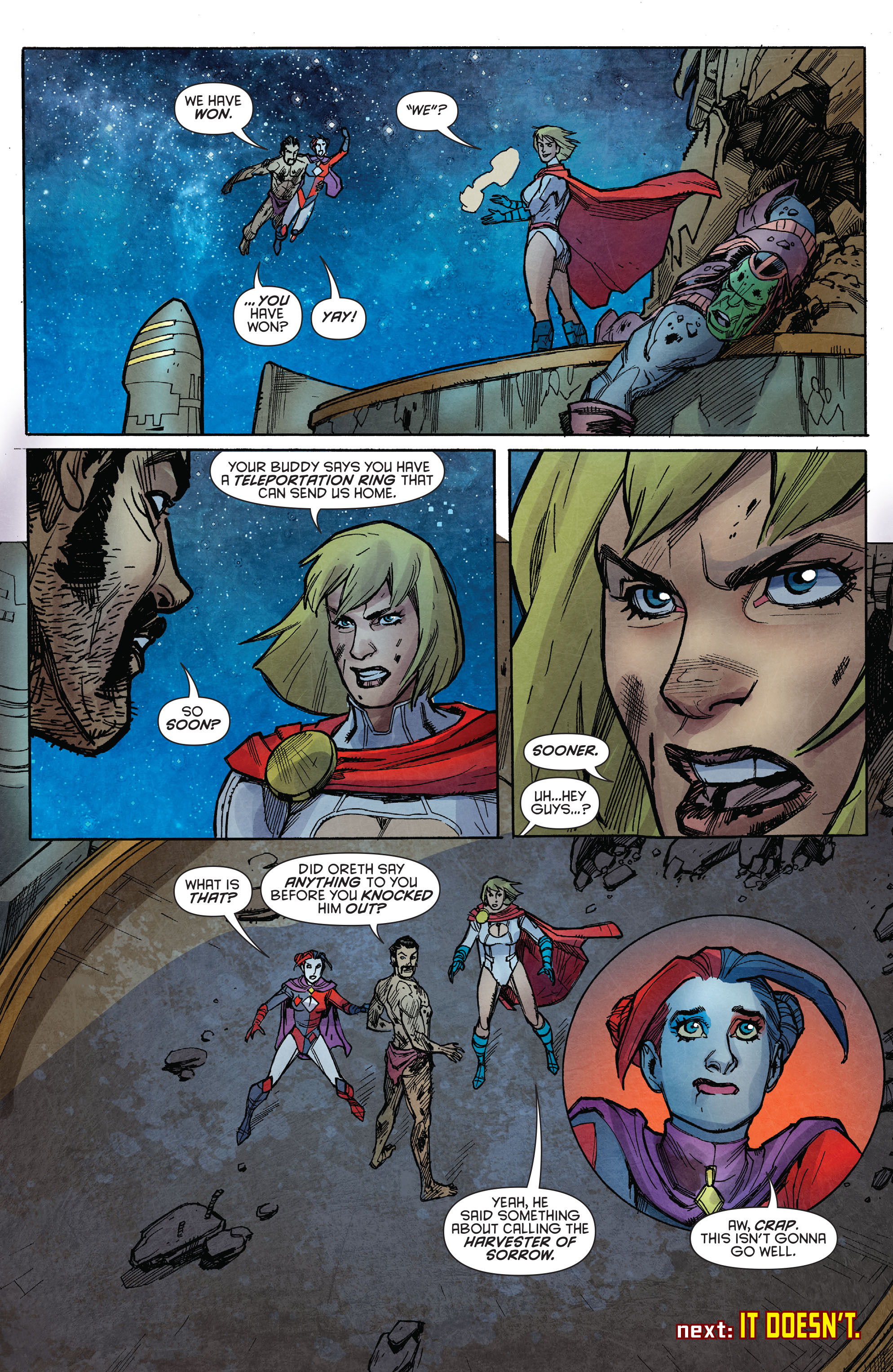 Read online Harley Quinn and Power Girl comic - Issue #4