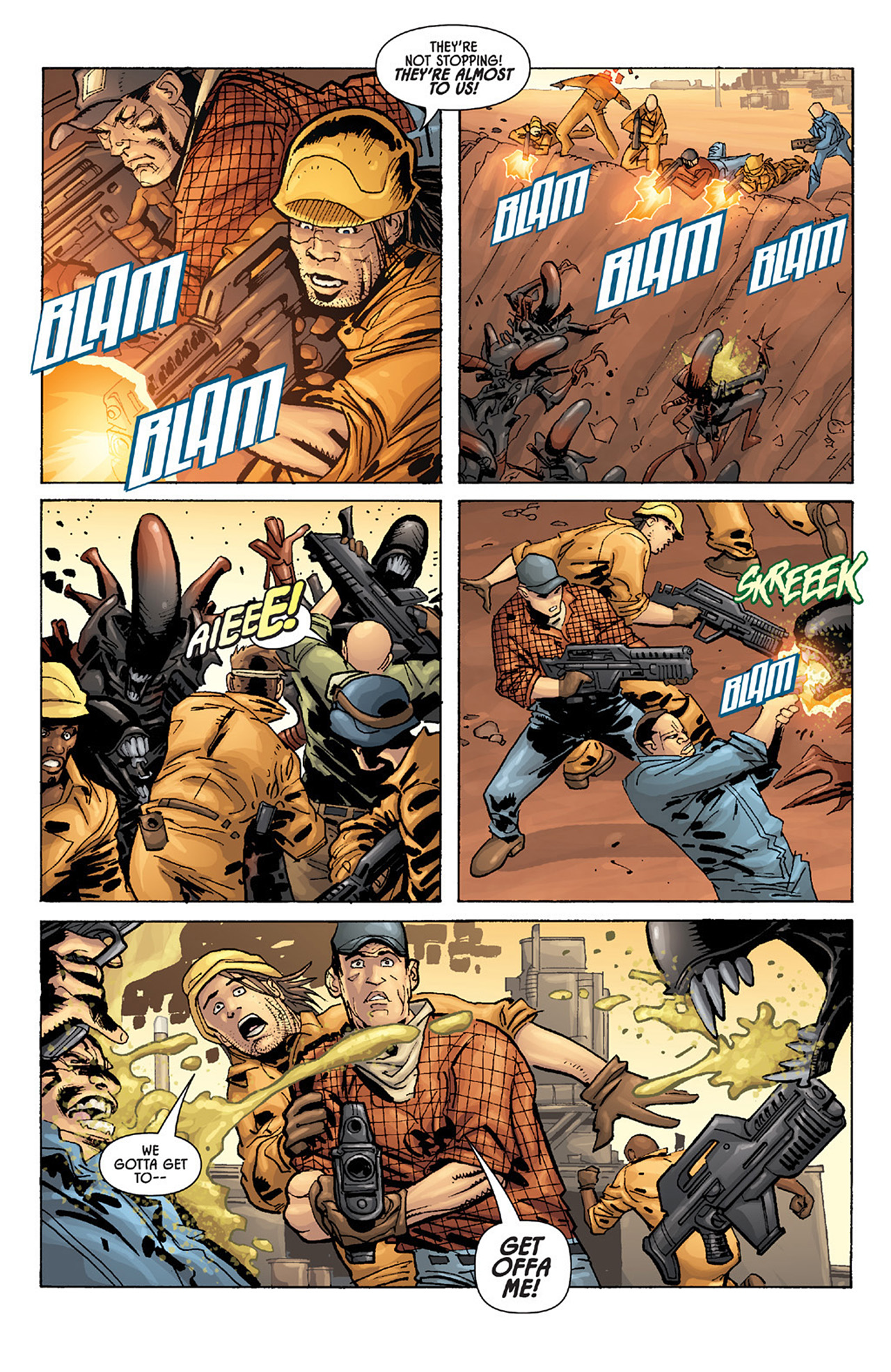 Read online Aliens vs. Predator: Three World War comic - Issue #1