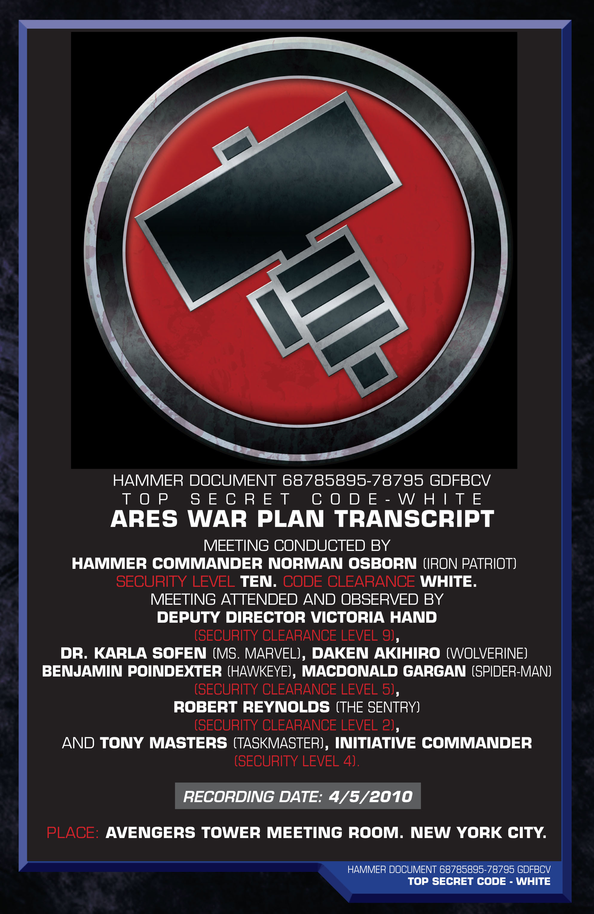 Read online Siege (2010) comic - Issue #1