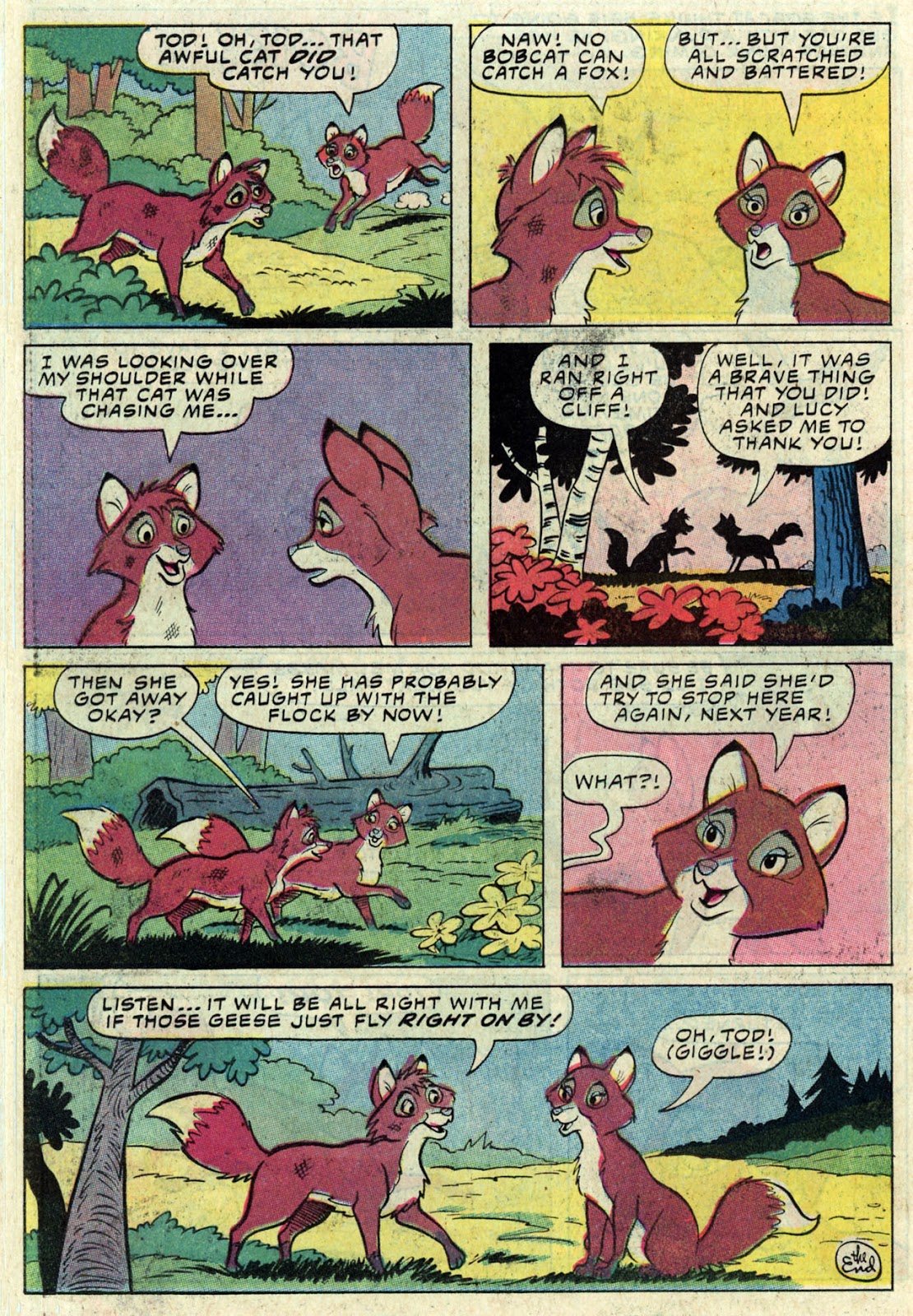 Read online Walt Disney Productions' The Fox and the Hound comic - Issue #3