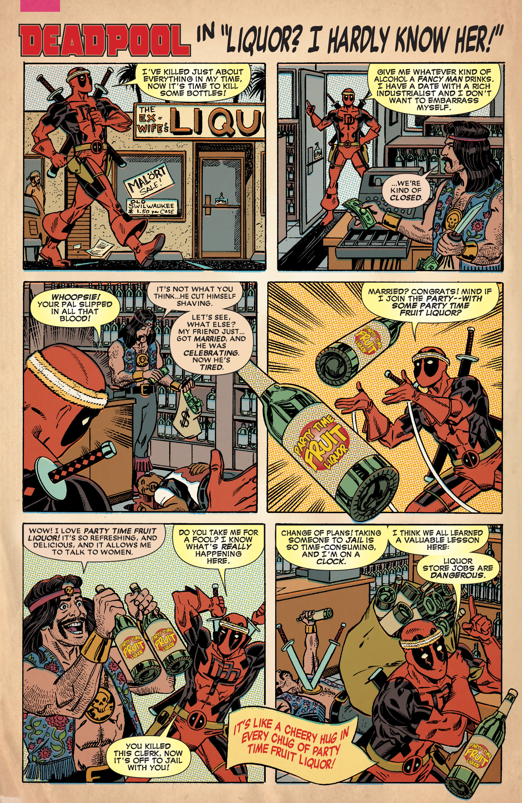 Read online Deadpool Flashbacks comic - Issue # Full