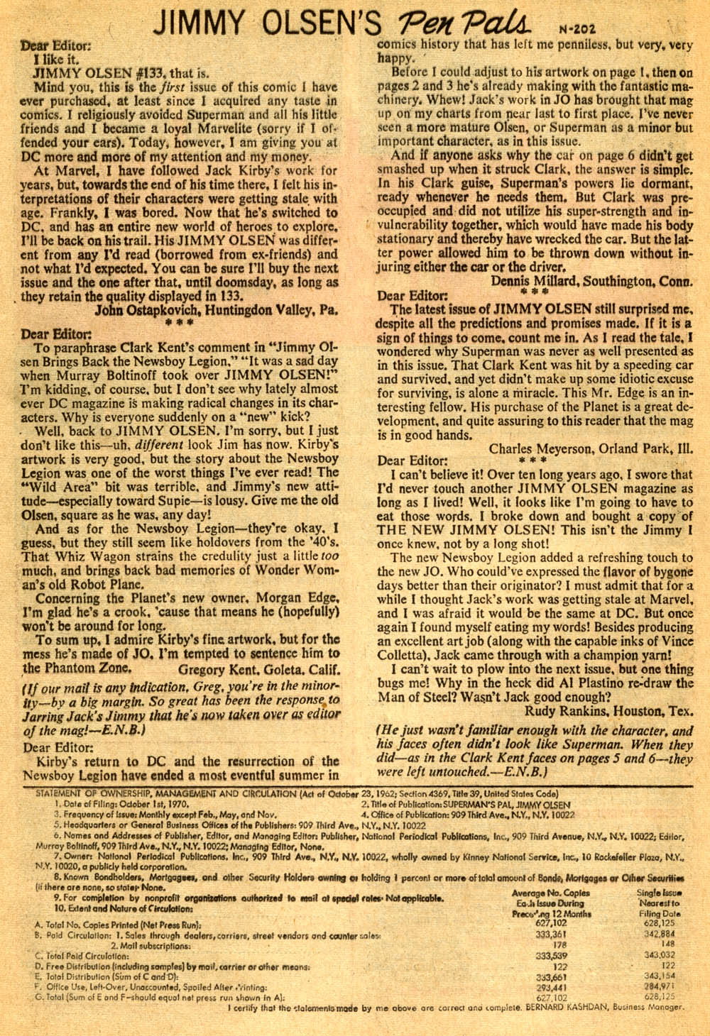 Read online Superman's Pal Jimmy Olsen comic - Issue #136