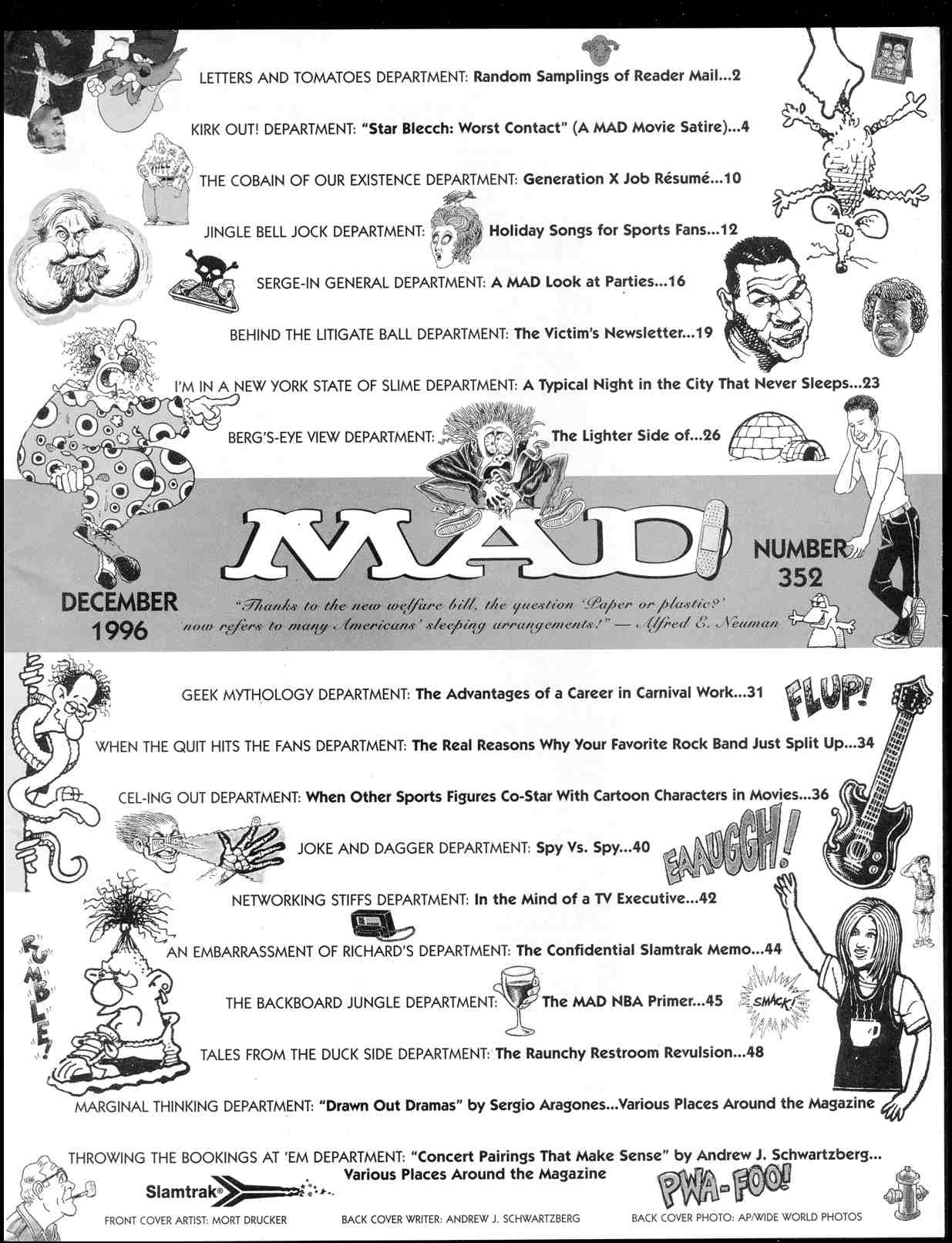 Read online MAD comic - Issue #352
