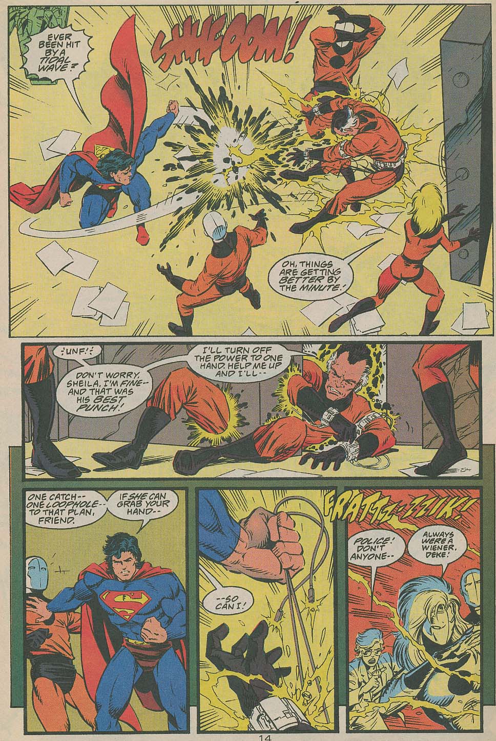 Read online Adventures of Superman (1987) comic - Issue #505 Read online Adventures of Superman (1987) comic - Issue #505