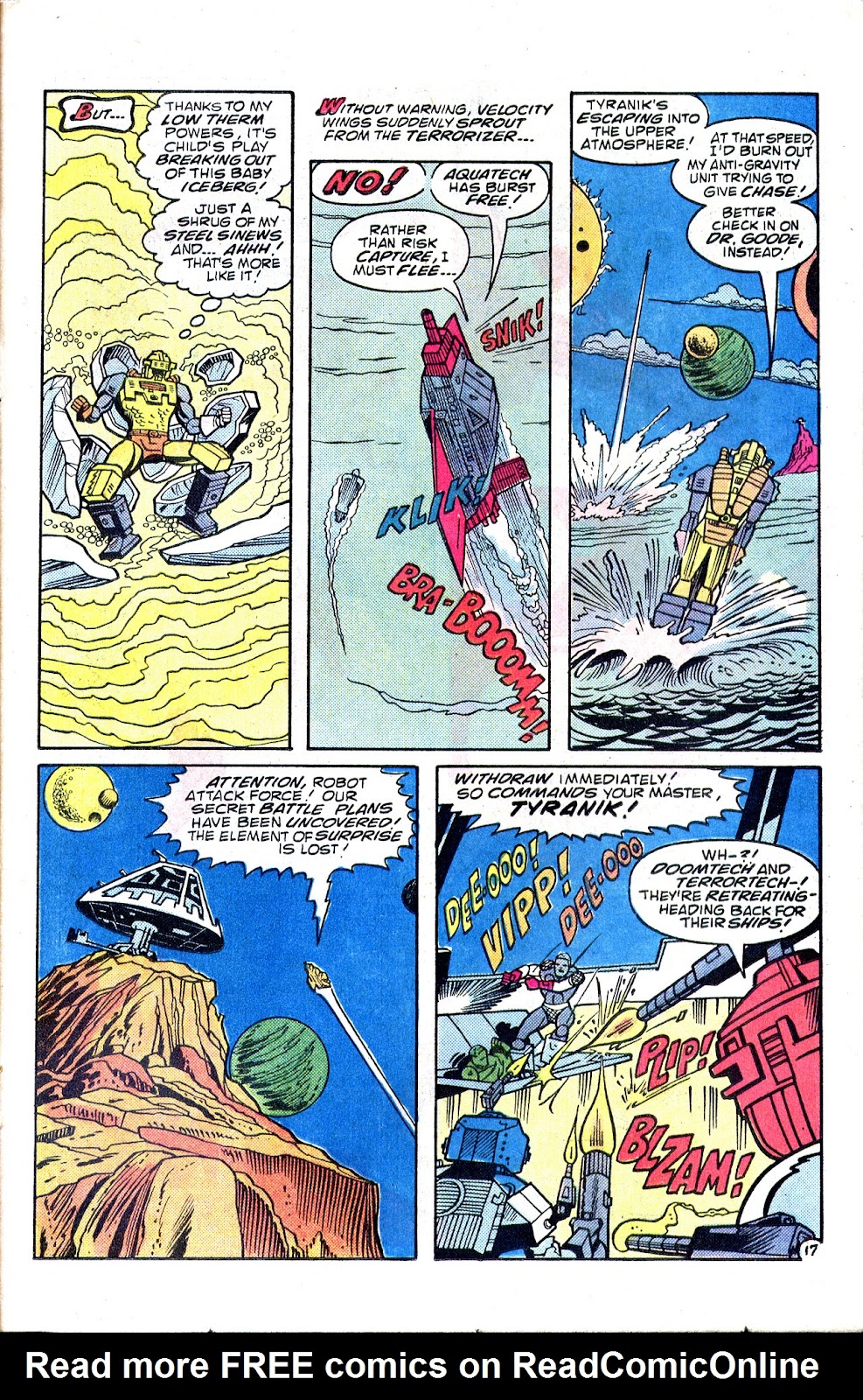 Read online ManTech Robot Warriors comic - Issue #1