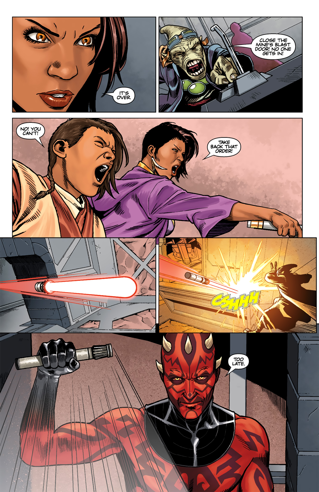 Read online Star Wars: Darth Maul - Death Sentence comic - Issue #4