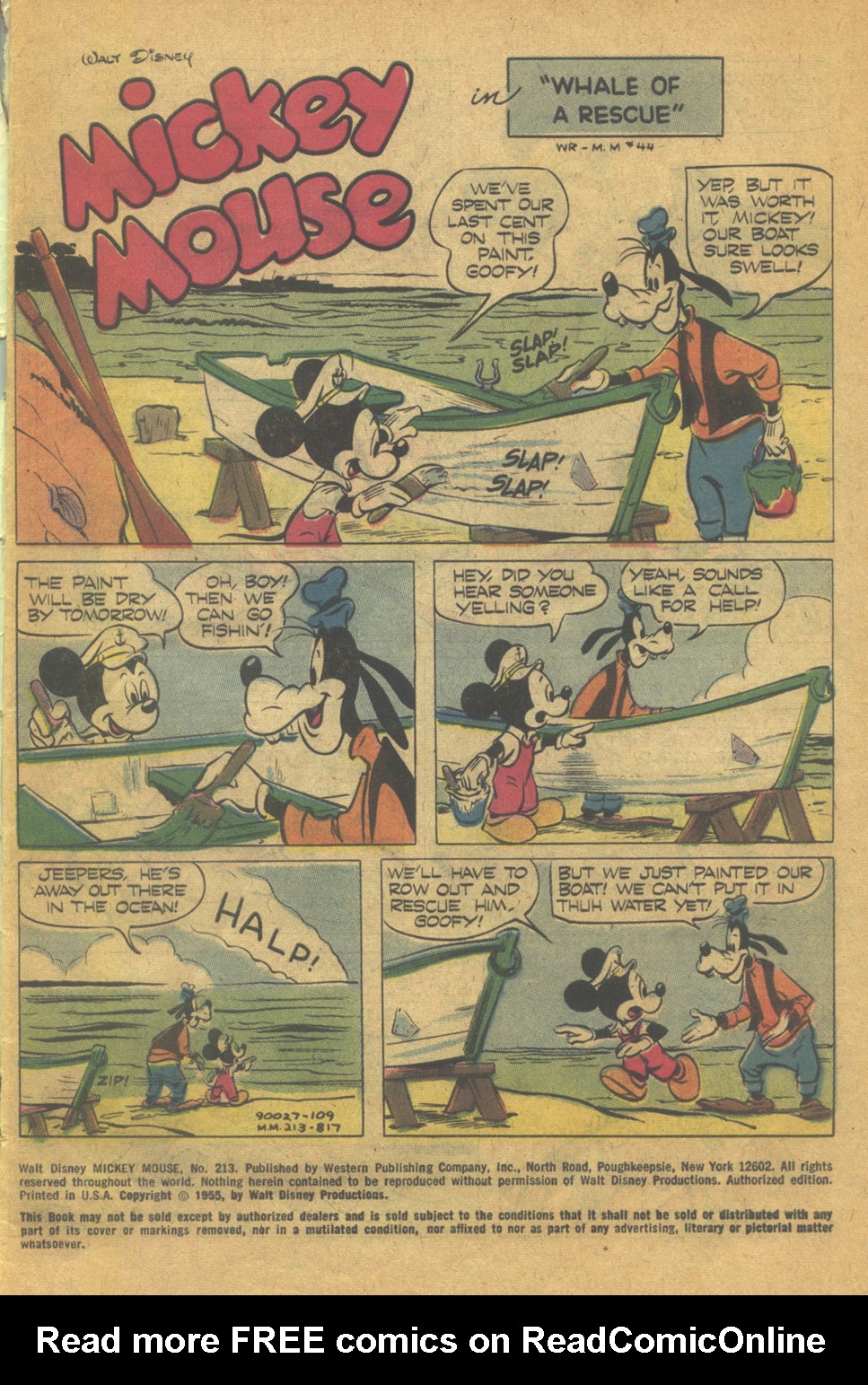 Read online Walt Disney's Mickey Mouse comic - Issue #213