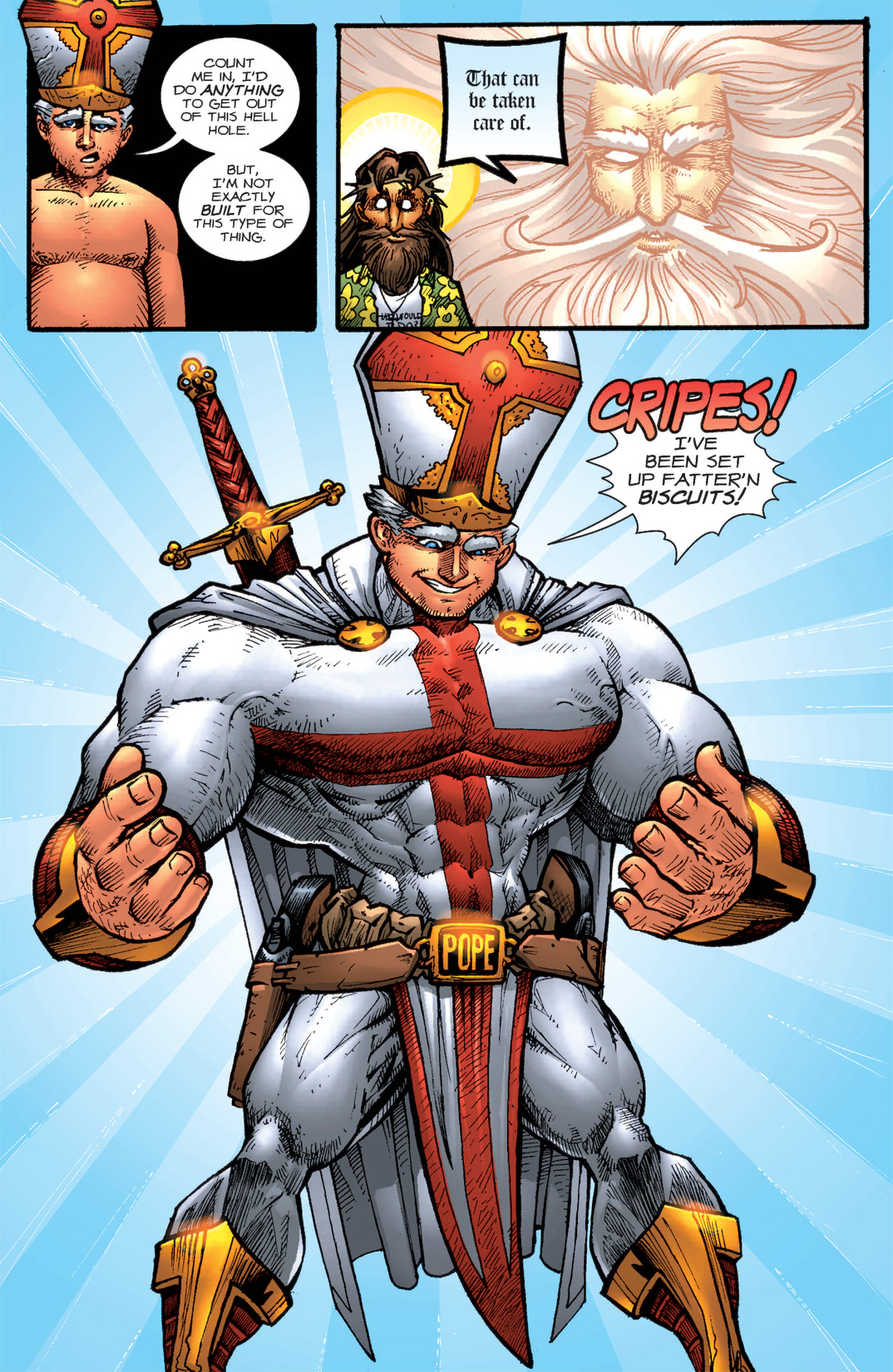 Read online Battle Pope comic - Issue #1