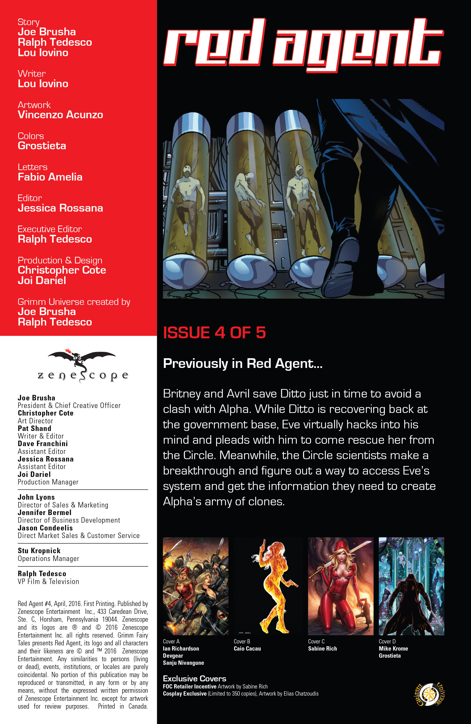 Read online Red Agent comic - Issue #4