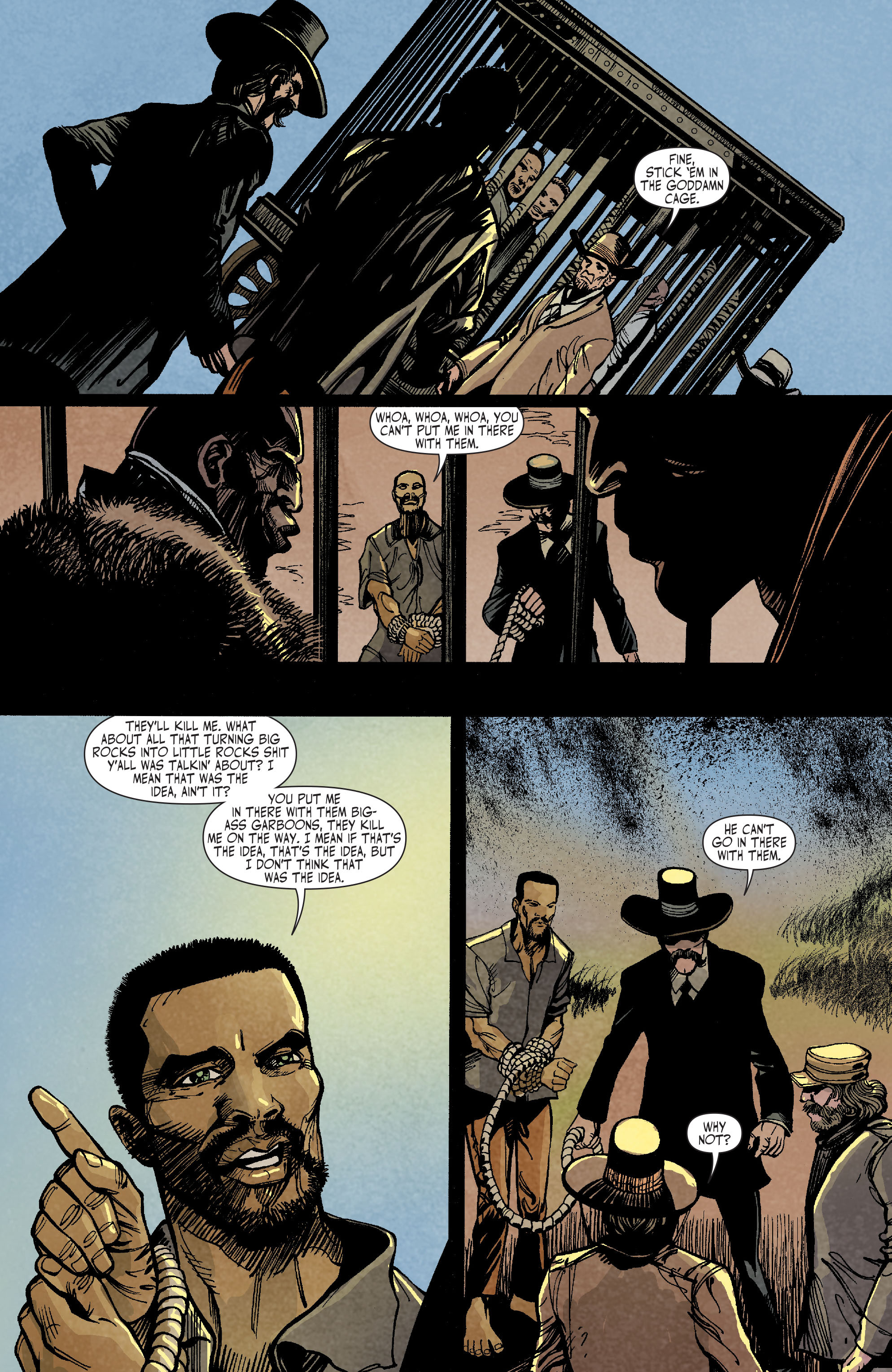 Read online Django Unchained comic - Issue #6