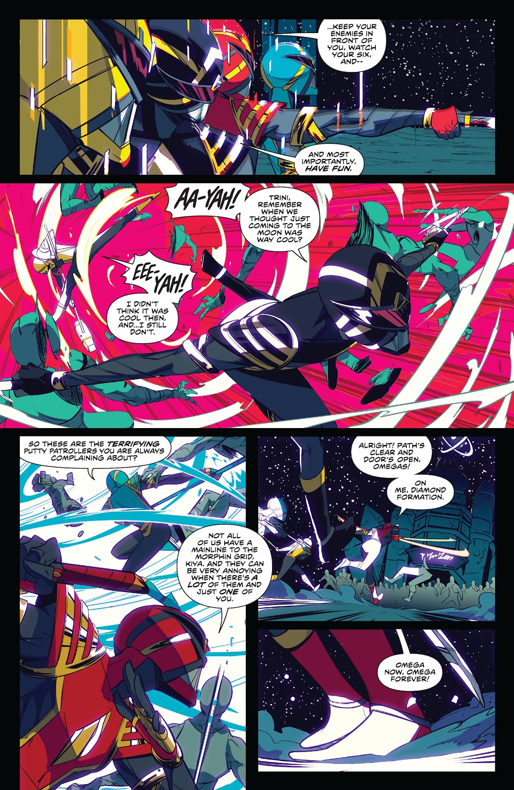 Read online Mighty Morphin Power Rangers comic - Issue #44