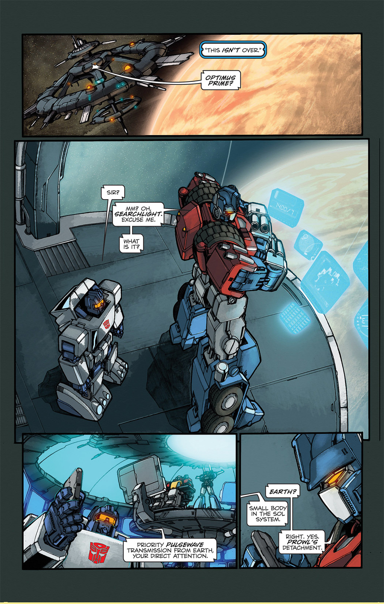 Read online The Transformers: Stormbringer comic - Issue #1