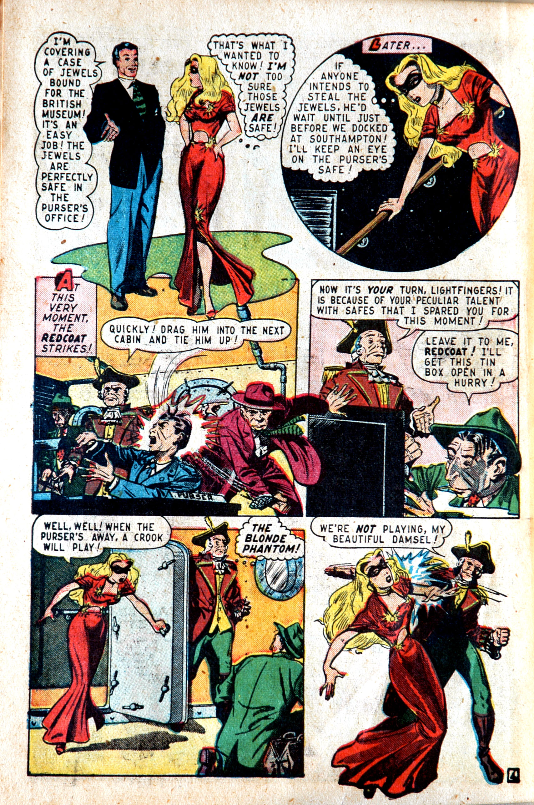 Read online Blonde Phantom Comics comic - Issue #13