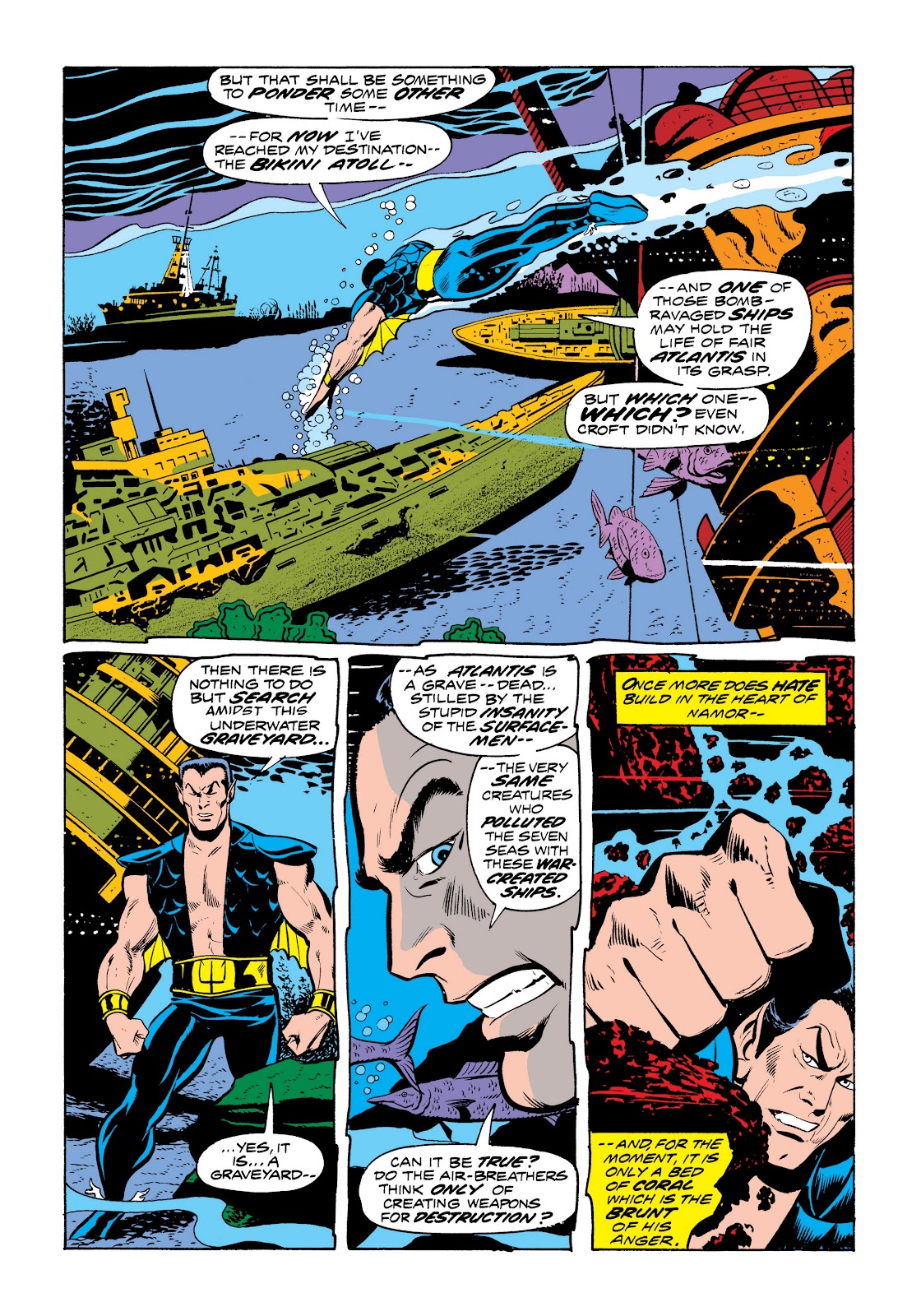 Read online Marvel Masterworks: The Sub-Mariner comic - Issue # TPB 8 ...