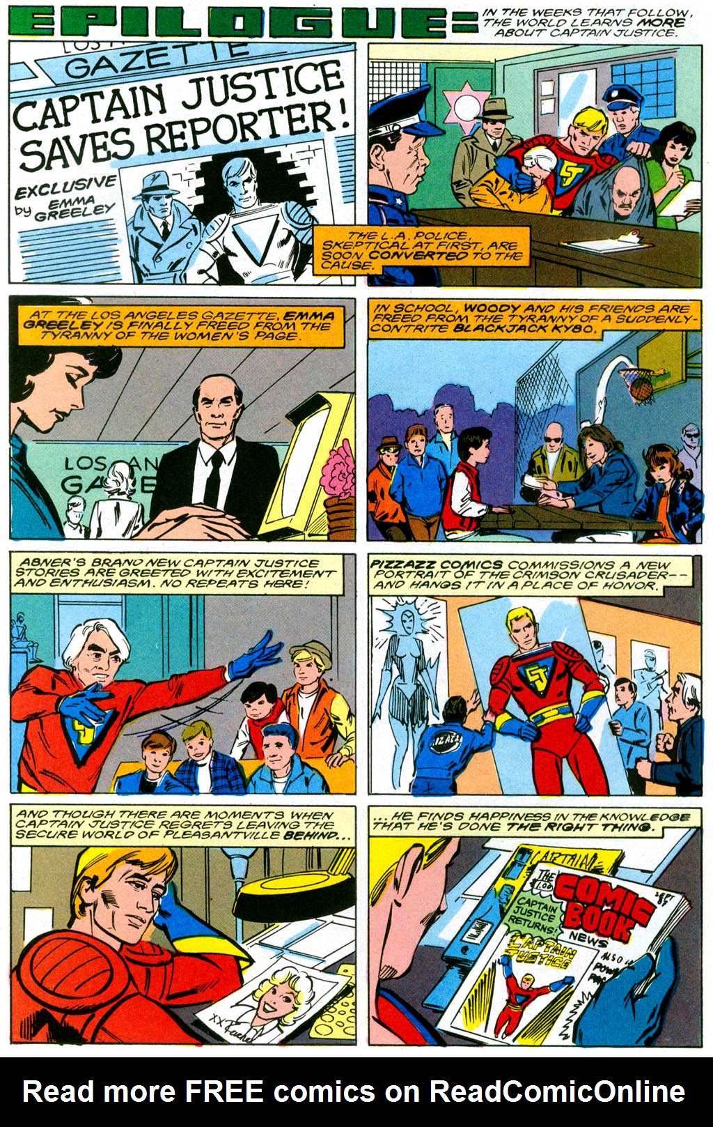Read online Captain Justice comic - Issue #2