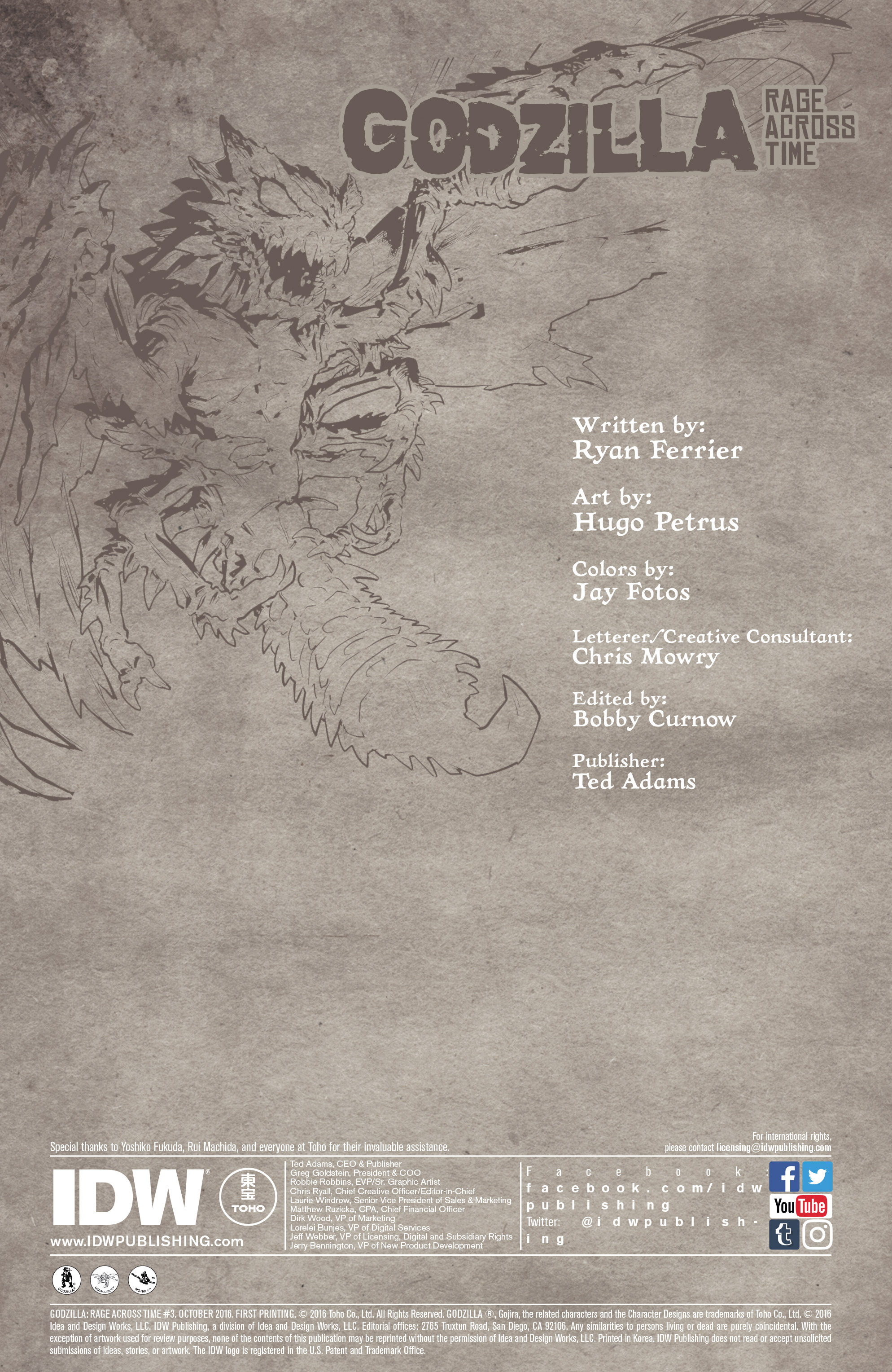 Godzilla Rage Across Time Issue 3 | Read Godzilla Rage Across Time Issue 3 comic online in high ...