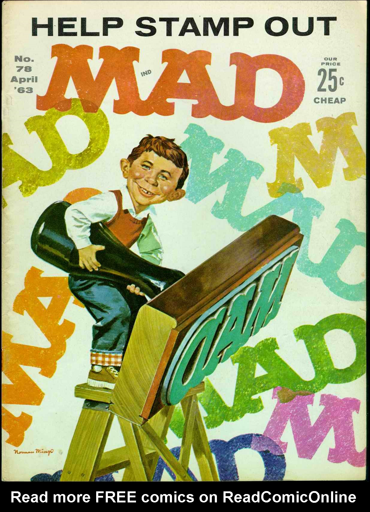 Read online MAD comic - Issue #78