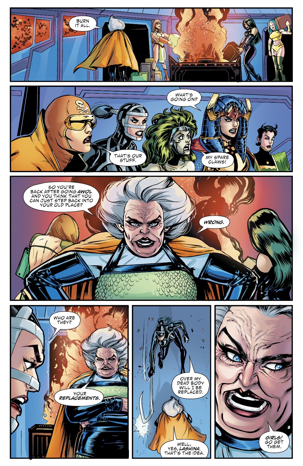 Read online Female Furies comic - Issue #6