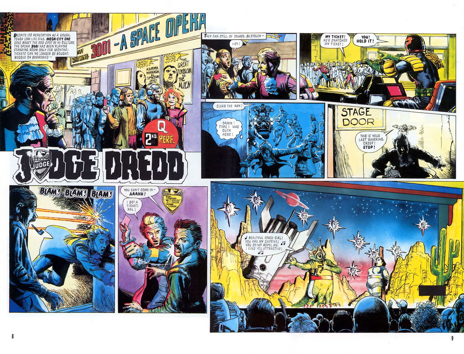 Read online Dredd Rules! comic - Issue #1