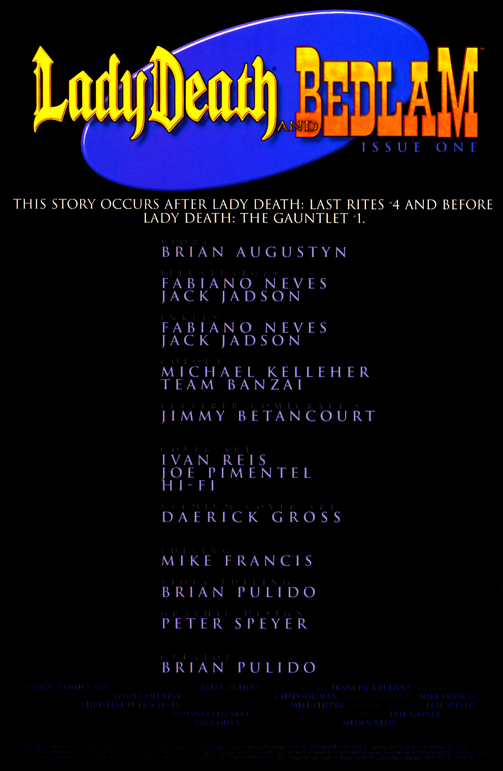 Read online Lady Death/Bedlam comic - Issue # Full