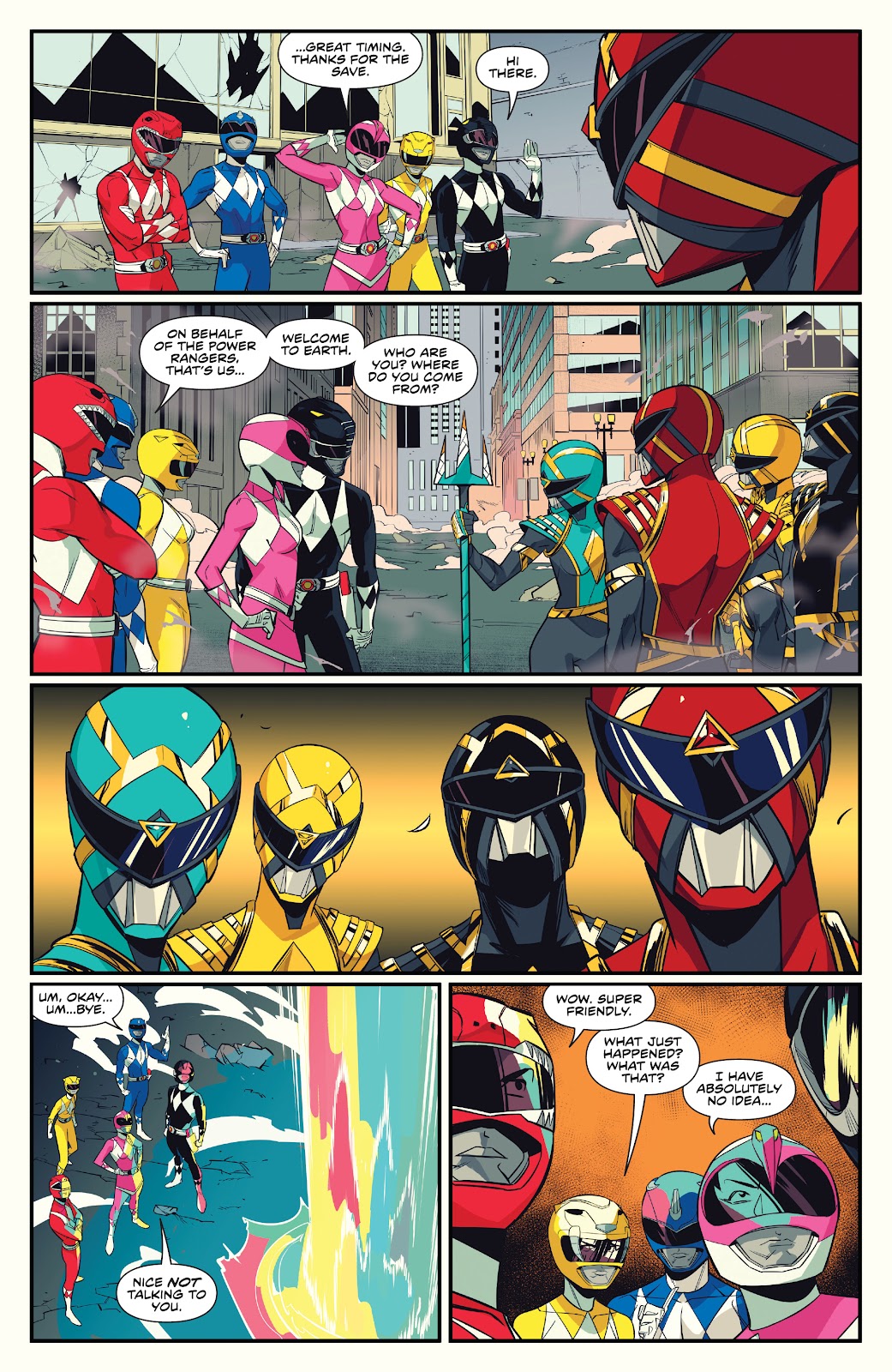 Read online Mighty Morphin Power Rangers comic - Issue #44