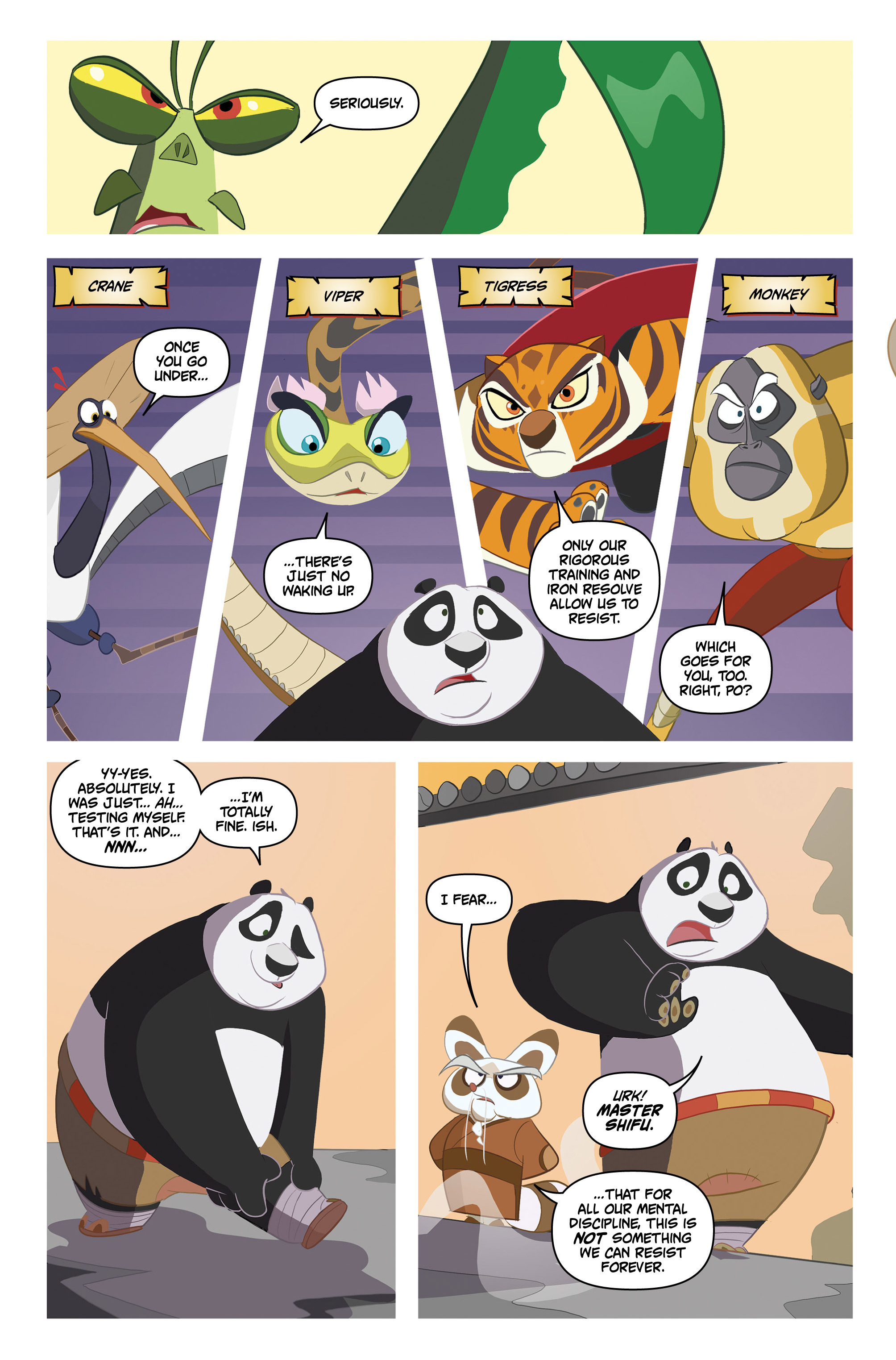Read online DreamWorks Kung Fu Panda comic - Issue #1
