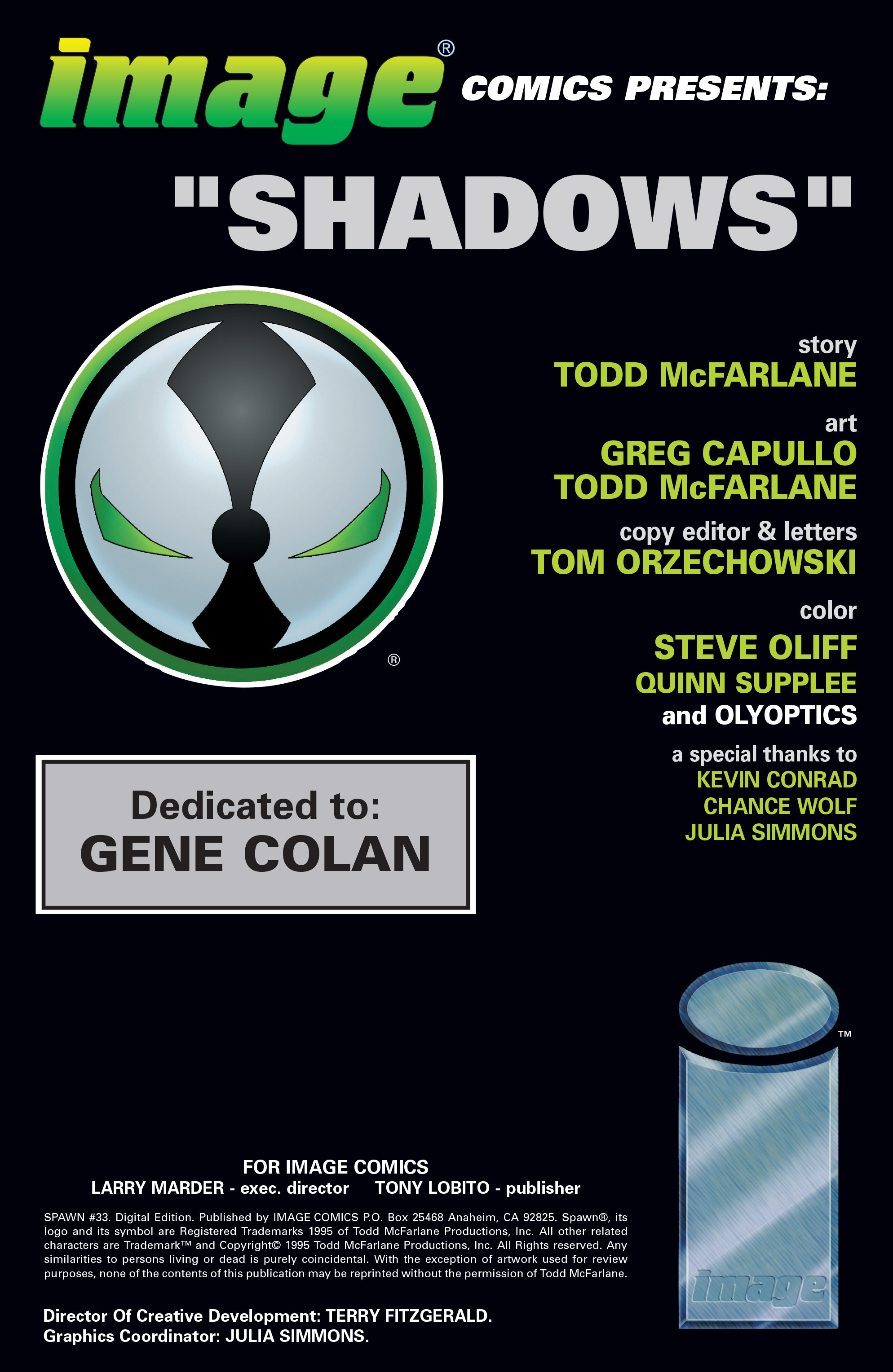 Read online Spawn comic - Issue #33