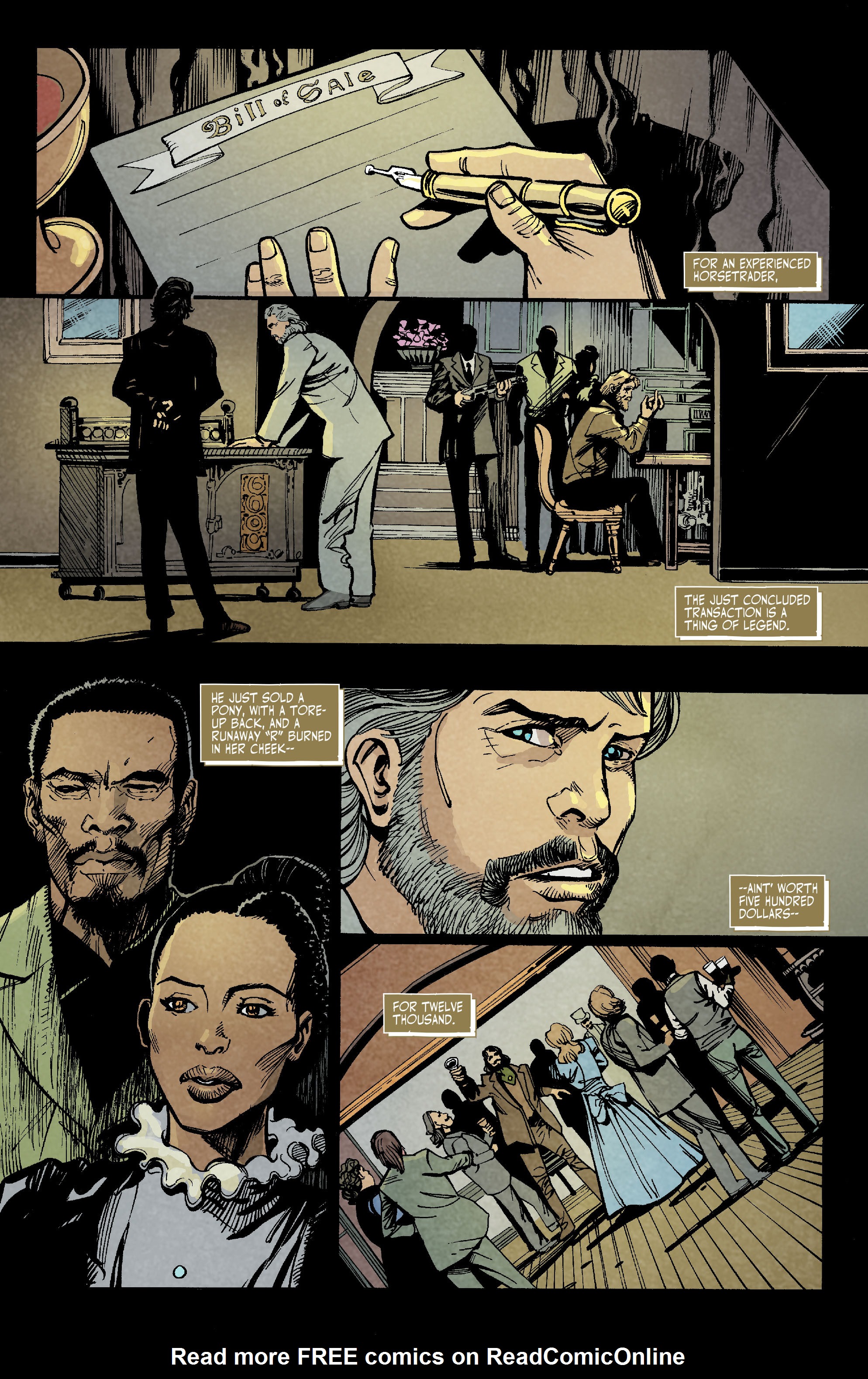 Read online Django Unchained comic - Issue #6