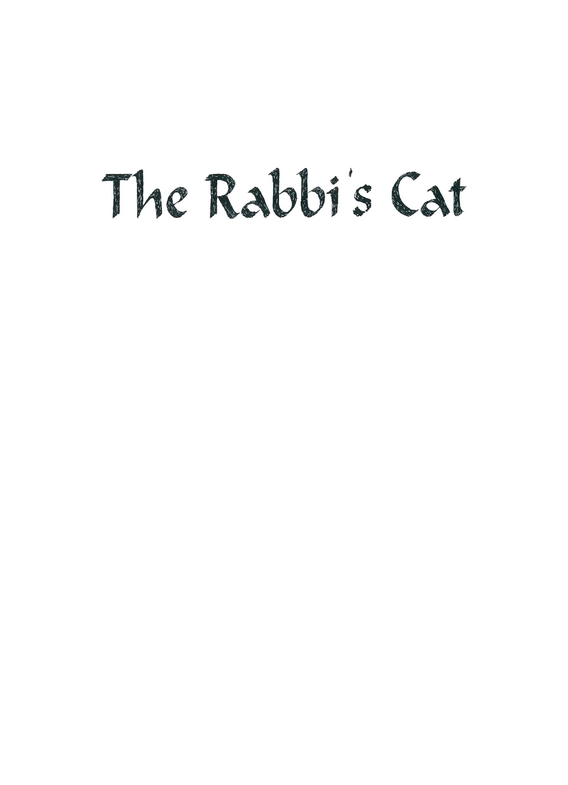Read online The Rabbi's Cat comic - Issue # TPB 1 (Part 1)