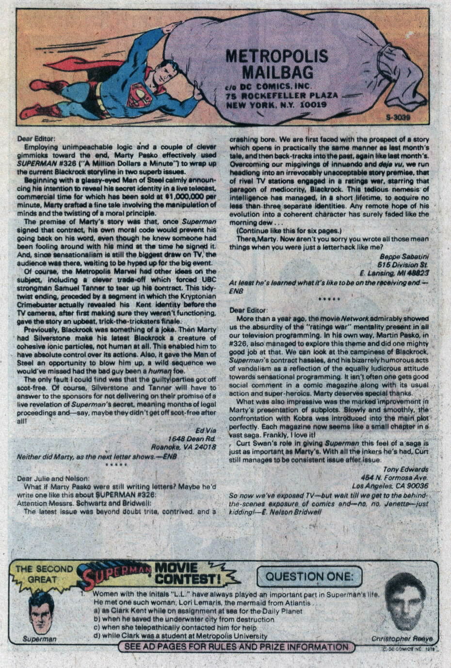 Read online Superman (1939) comic - Issue #331