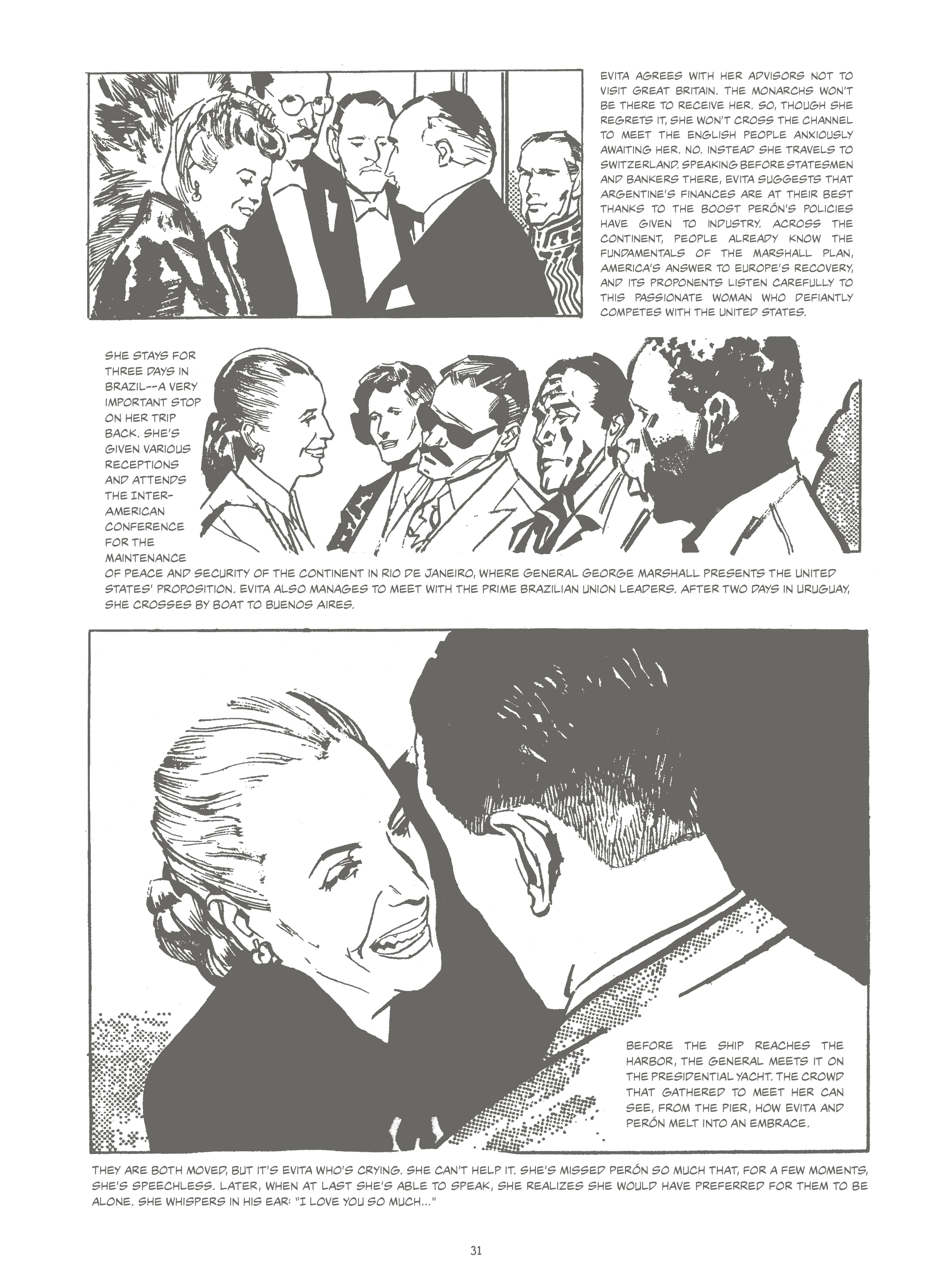 Read online Evita, the Life and Work of Eva Perón comic - Issue # TPB