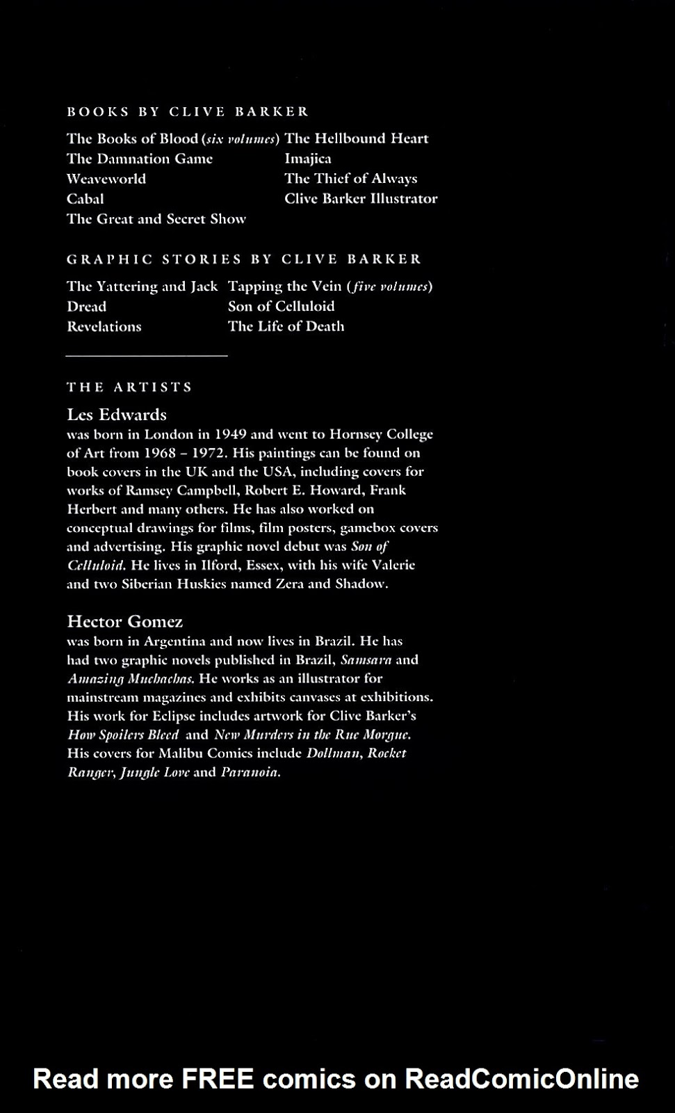 Read online Clive Barker's Rawhead Rex comic - Issue # TPB