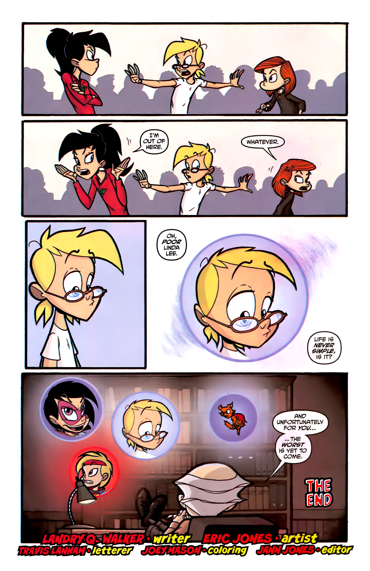 Read online Supergirl: Cosmic Adventures in the 8th Grade comic - Issue #3