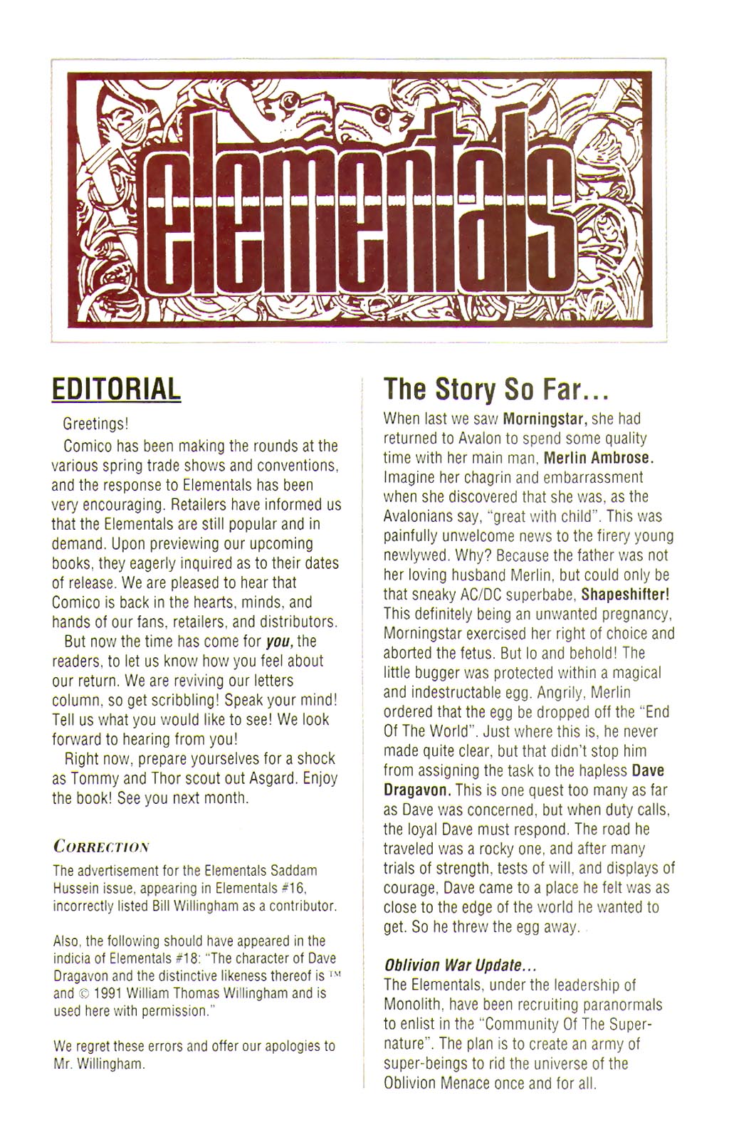 Read online Elementals (1989) comic - Issue #19