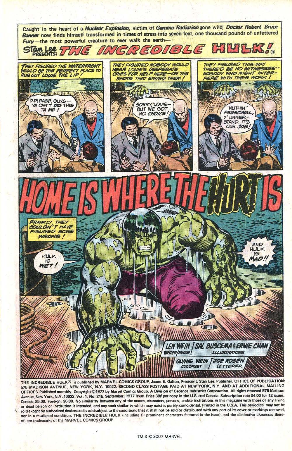 Read online The Incredible Hulk (1968) comic - Issue #215