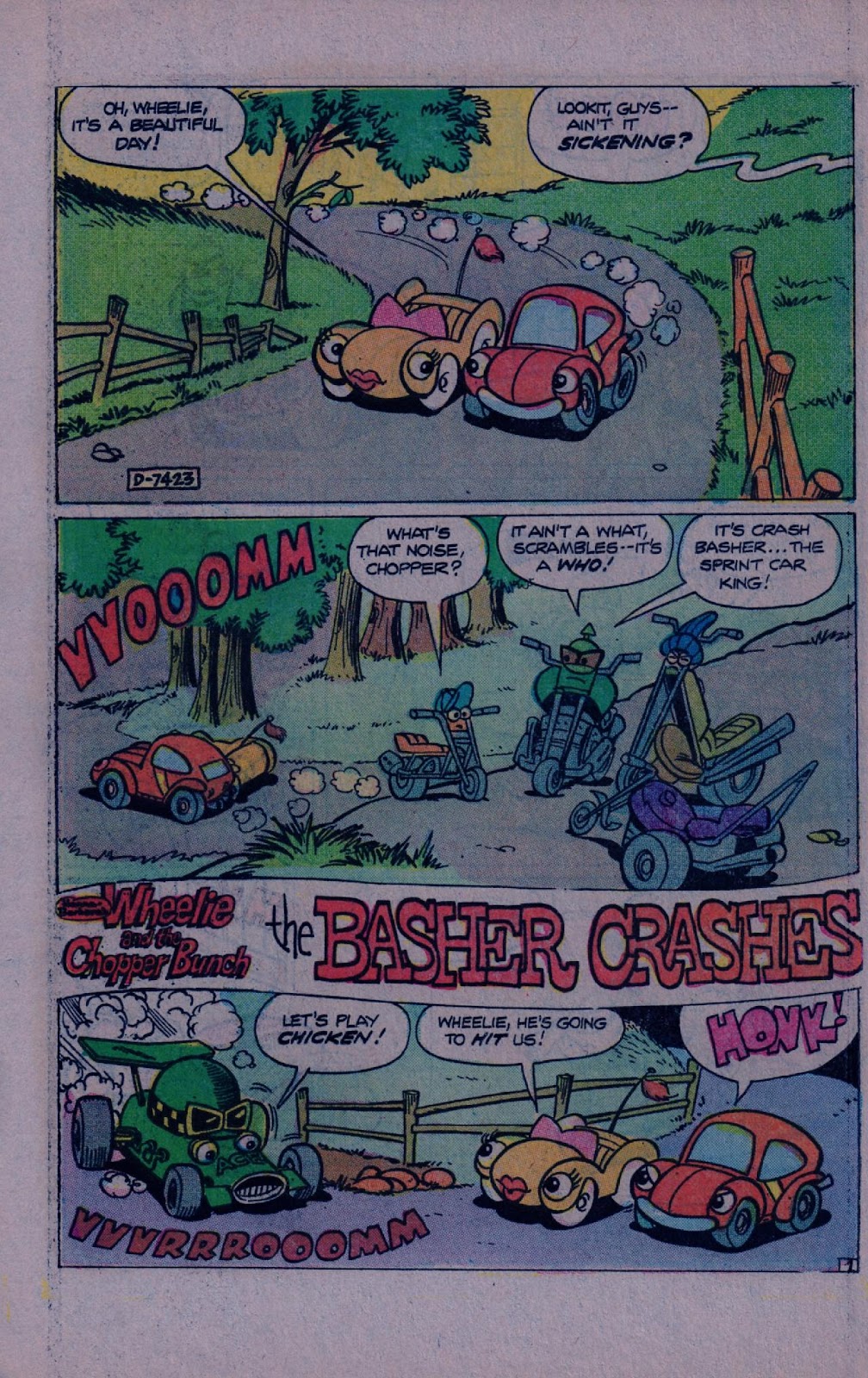 Read online Wheelie and the Chopper Bunch comic - Issue #7