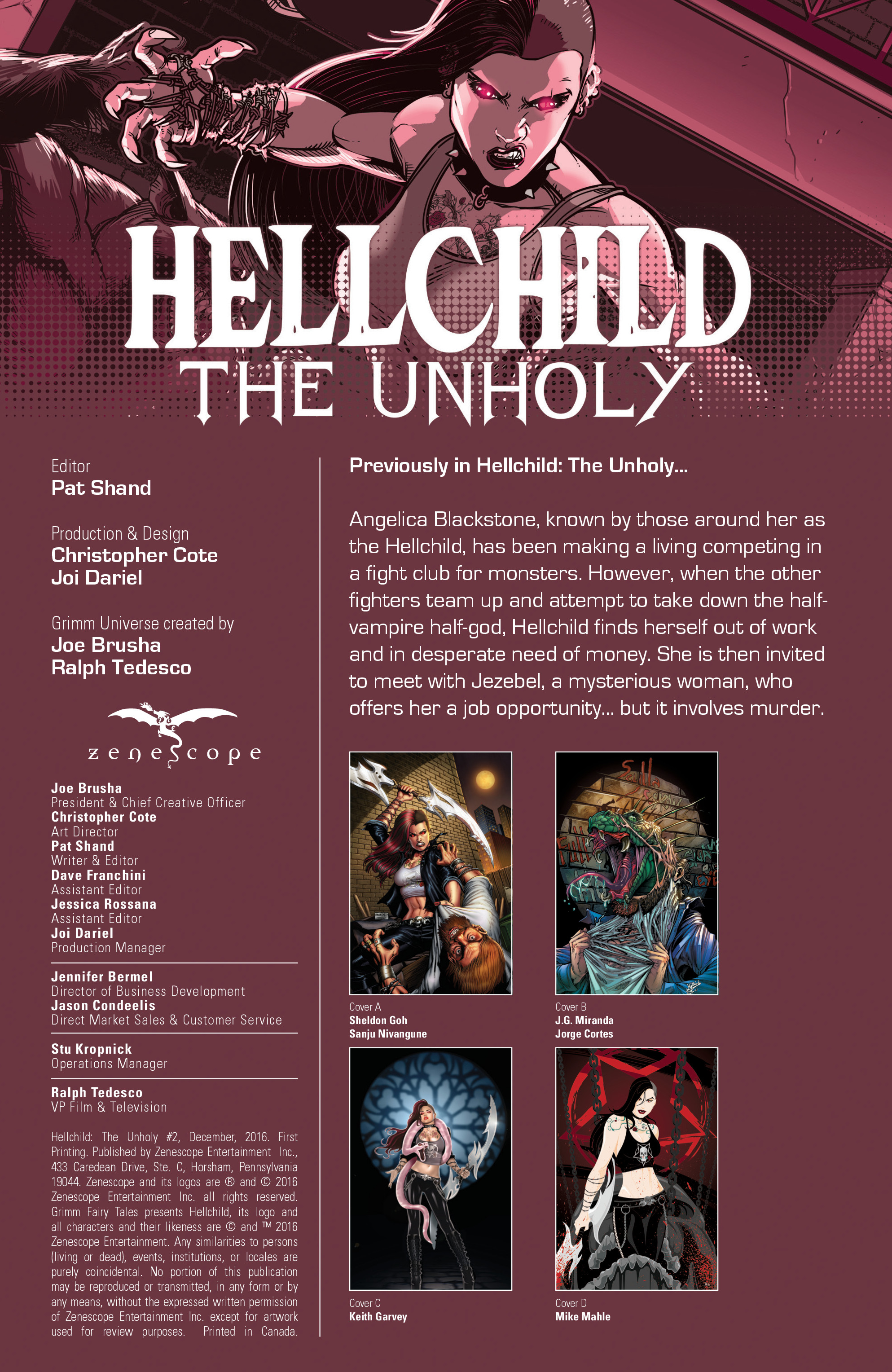 Read online Hellchild: The Unholy comic - Issue #2