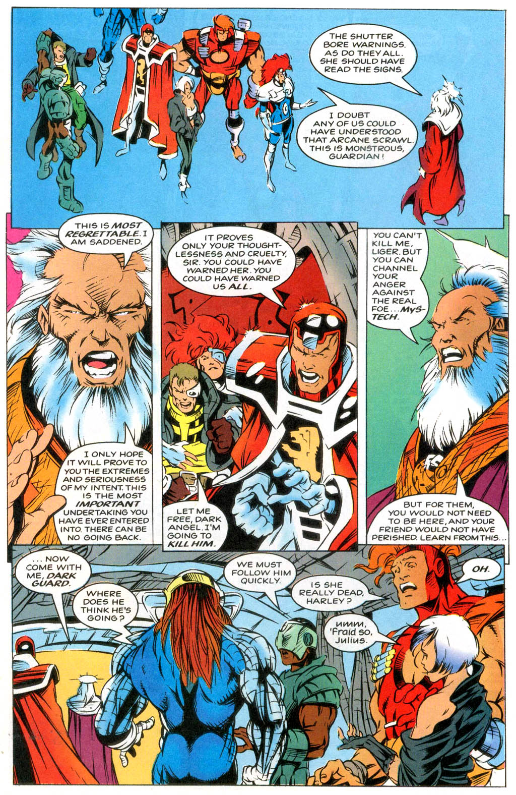 Read online Dark Guard comic - Issue #1