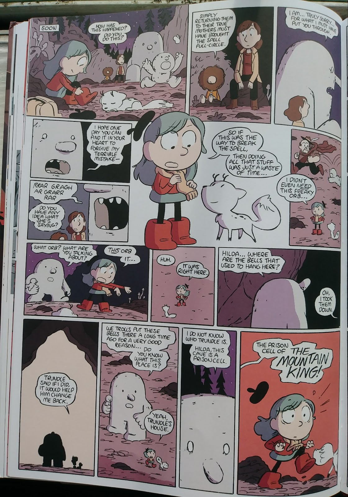 Read online Hilda and the Mountain King comic - Issue # TPB