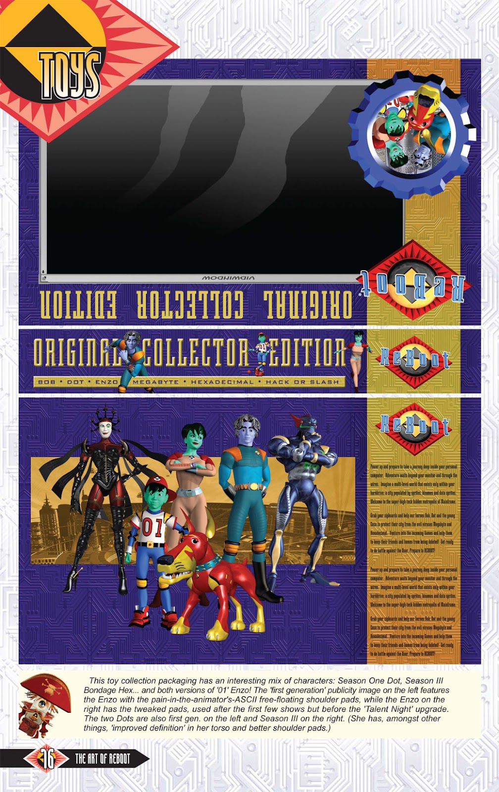 Read online The Art of Reboot comic - Issue # TPB