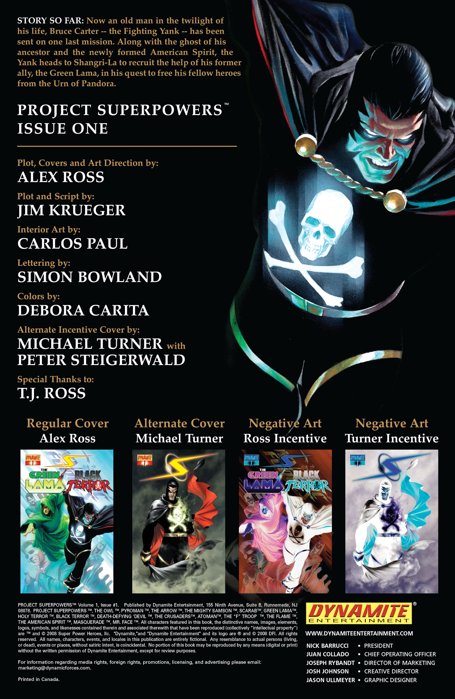 Read online Project Superpowers comic - Issue #1