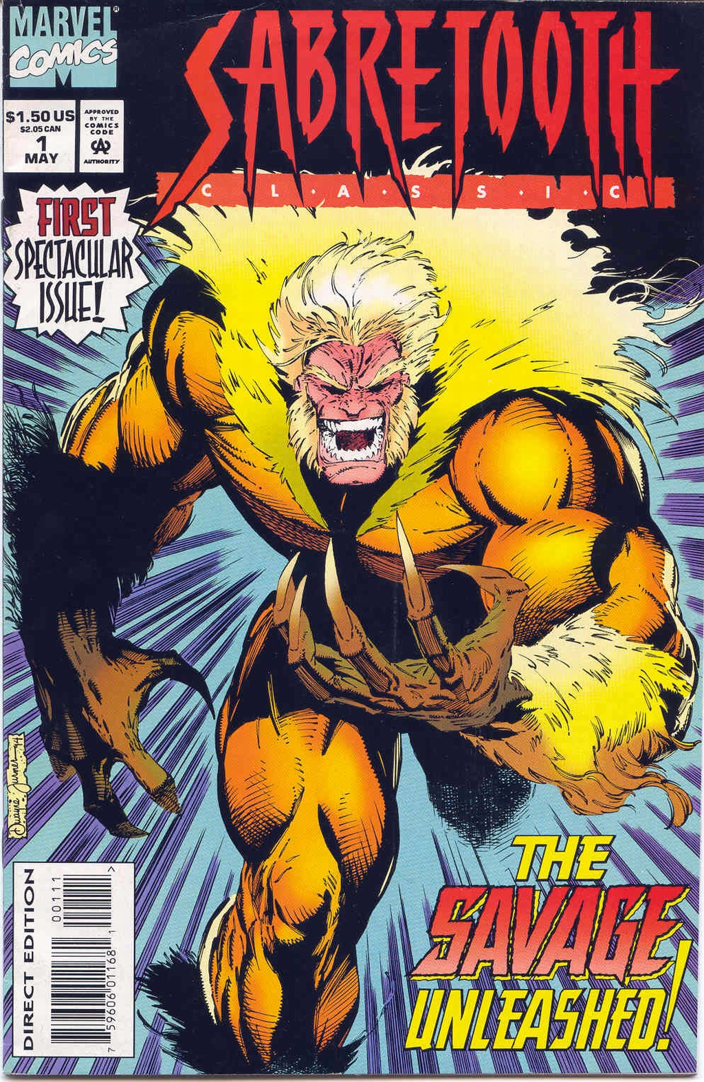 Read online Sabretooth Classic comic - Issue #1