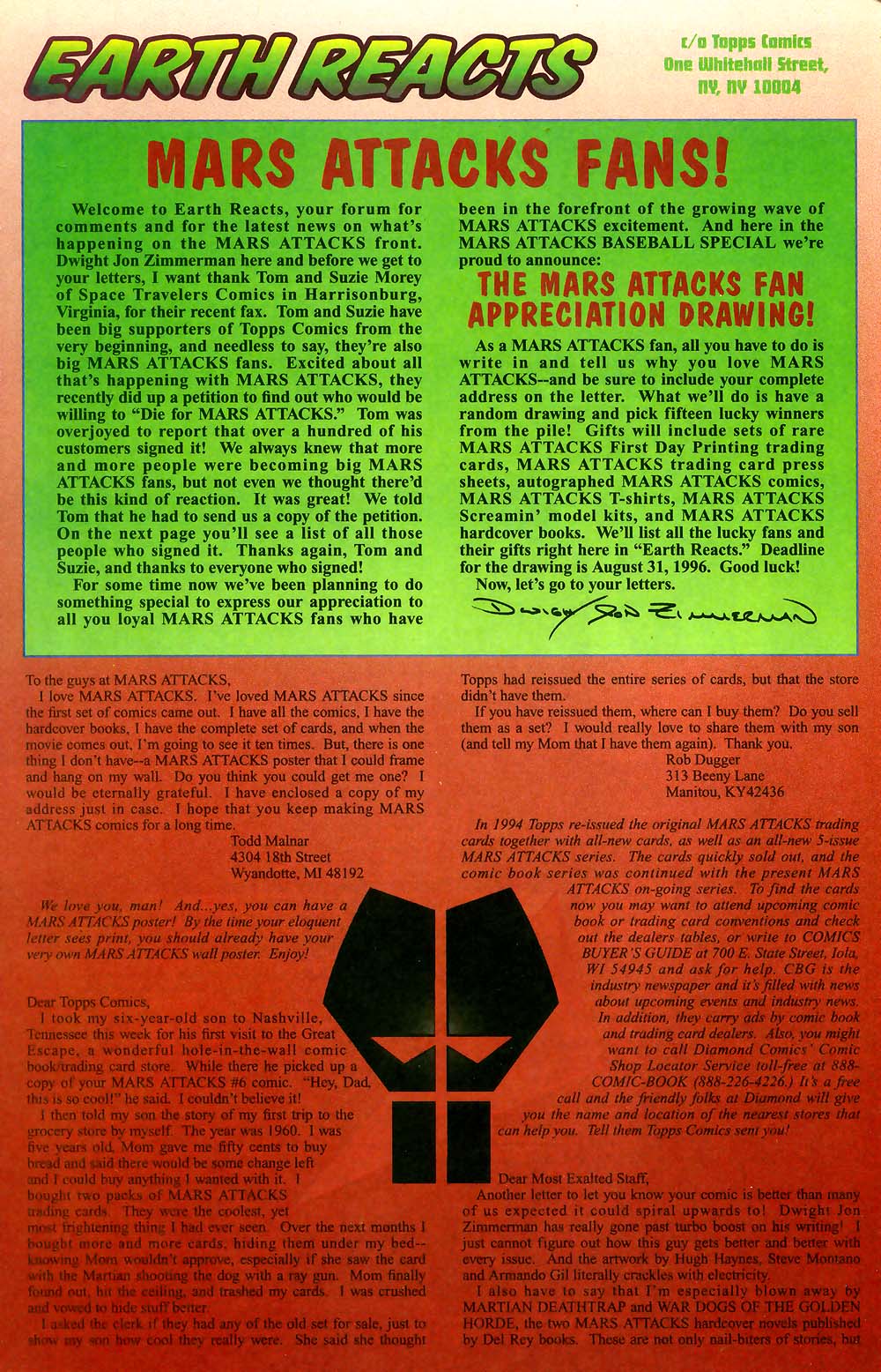 Read online Mars Attacks Baseball Special comic - Issue # Full