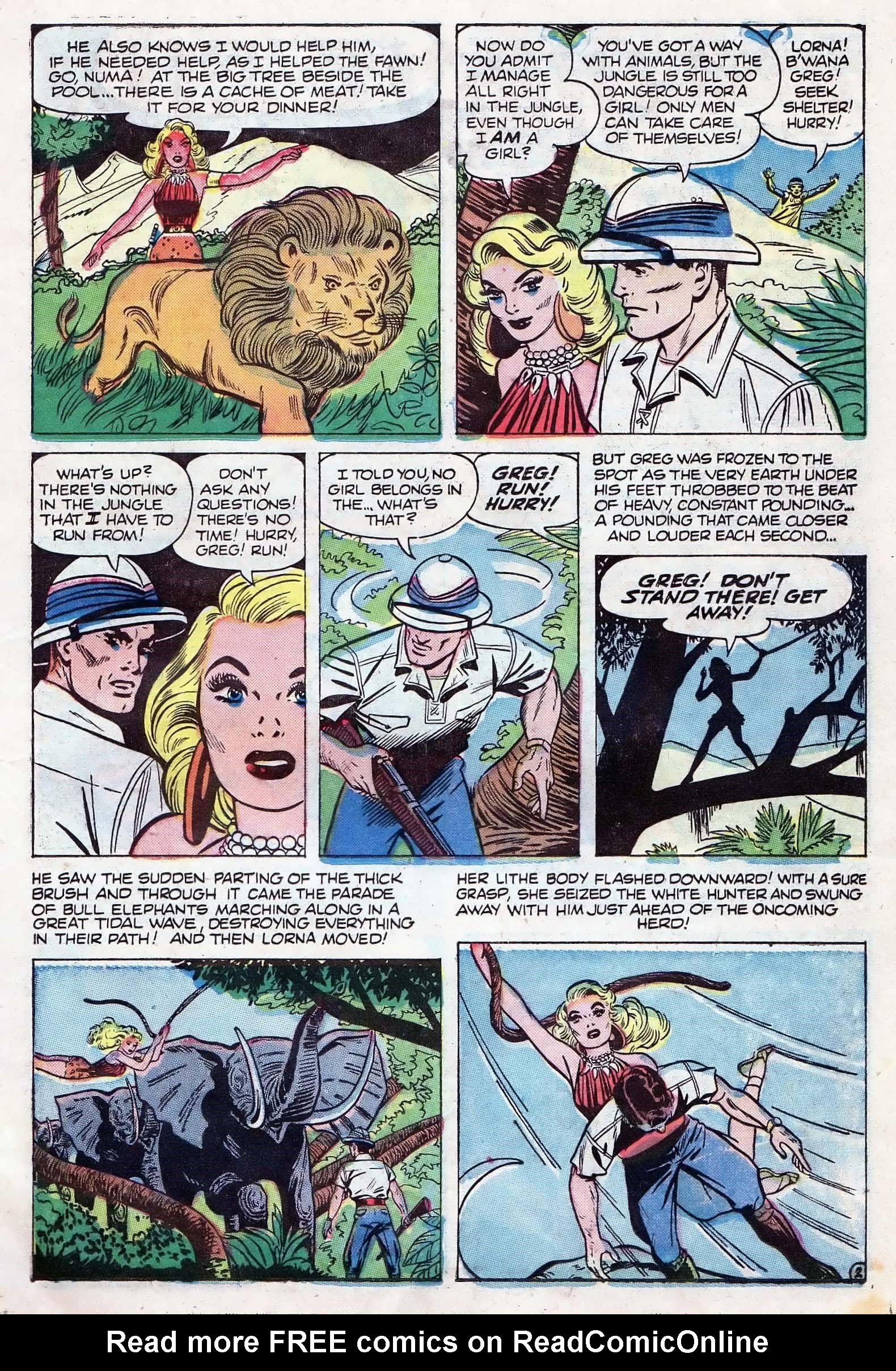 Read online Lorna, The Jungle Girl comic - Issue #16