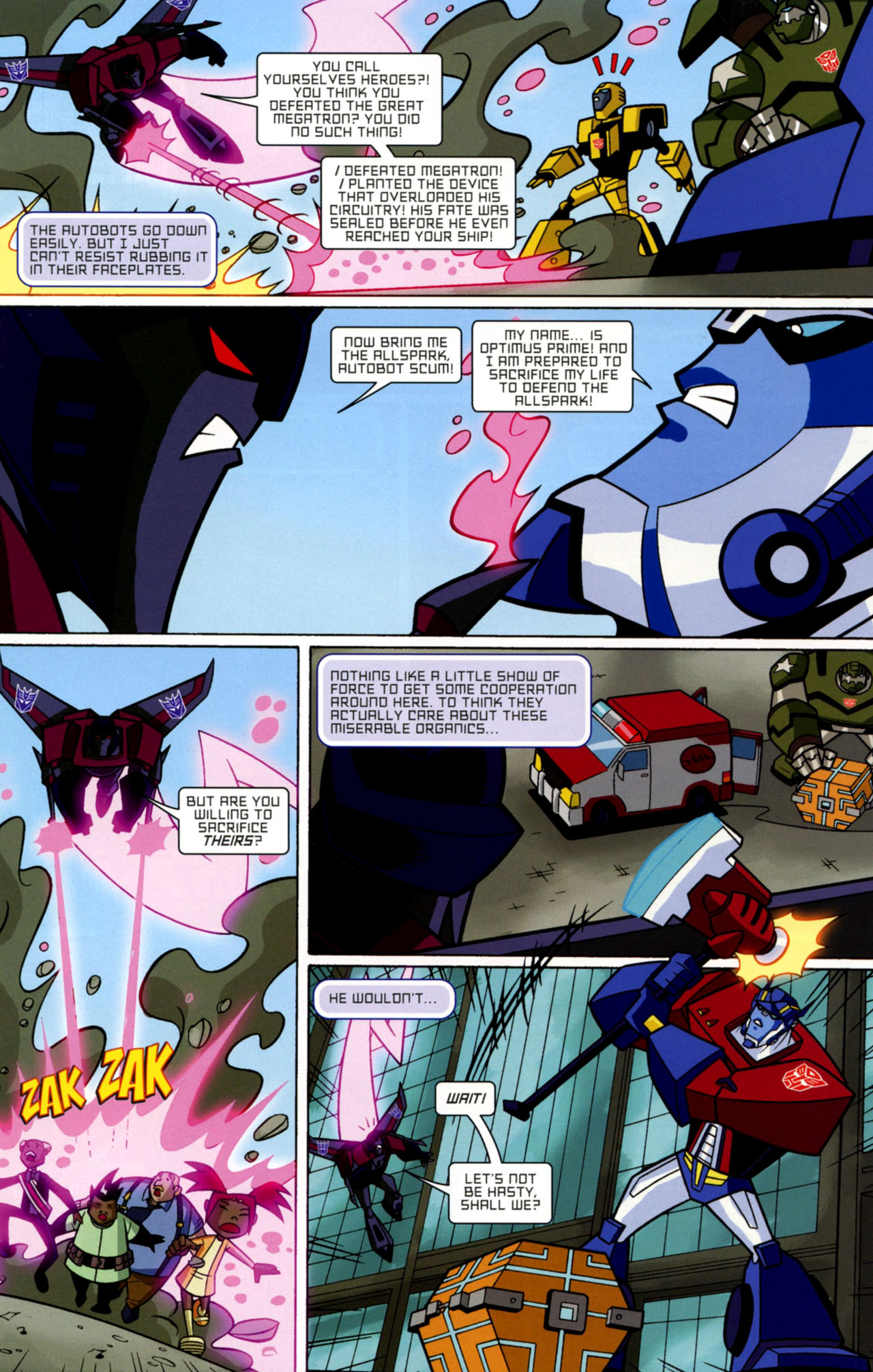 Read online Transformers Animated: The Arrival comic - Issue #1