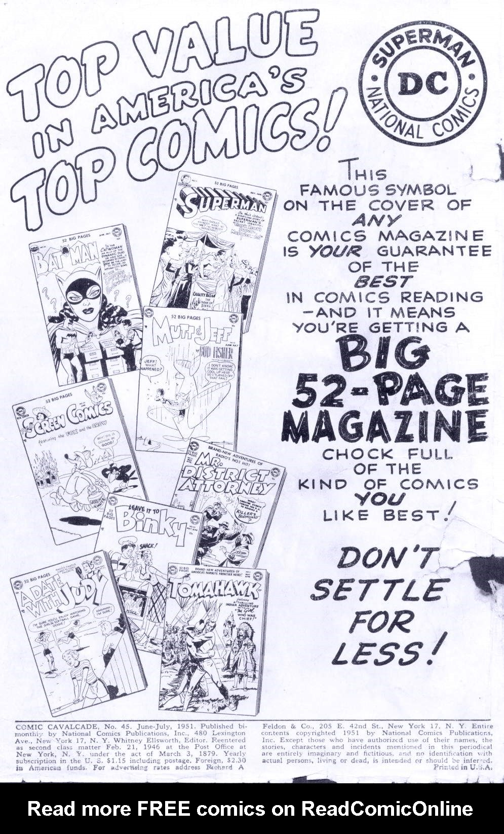 Read online Comic Cavalcade comic - Issue #45