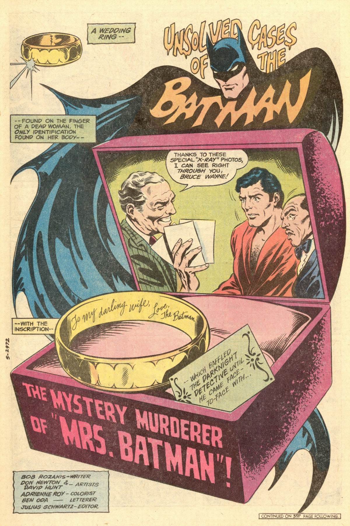 Read online Batman (1940) comic - Issue #306
